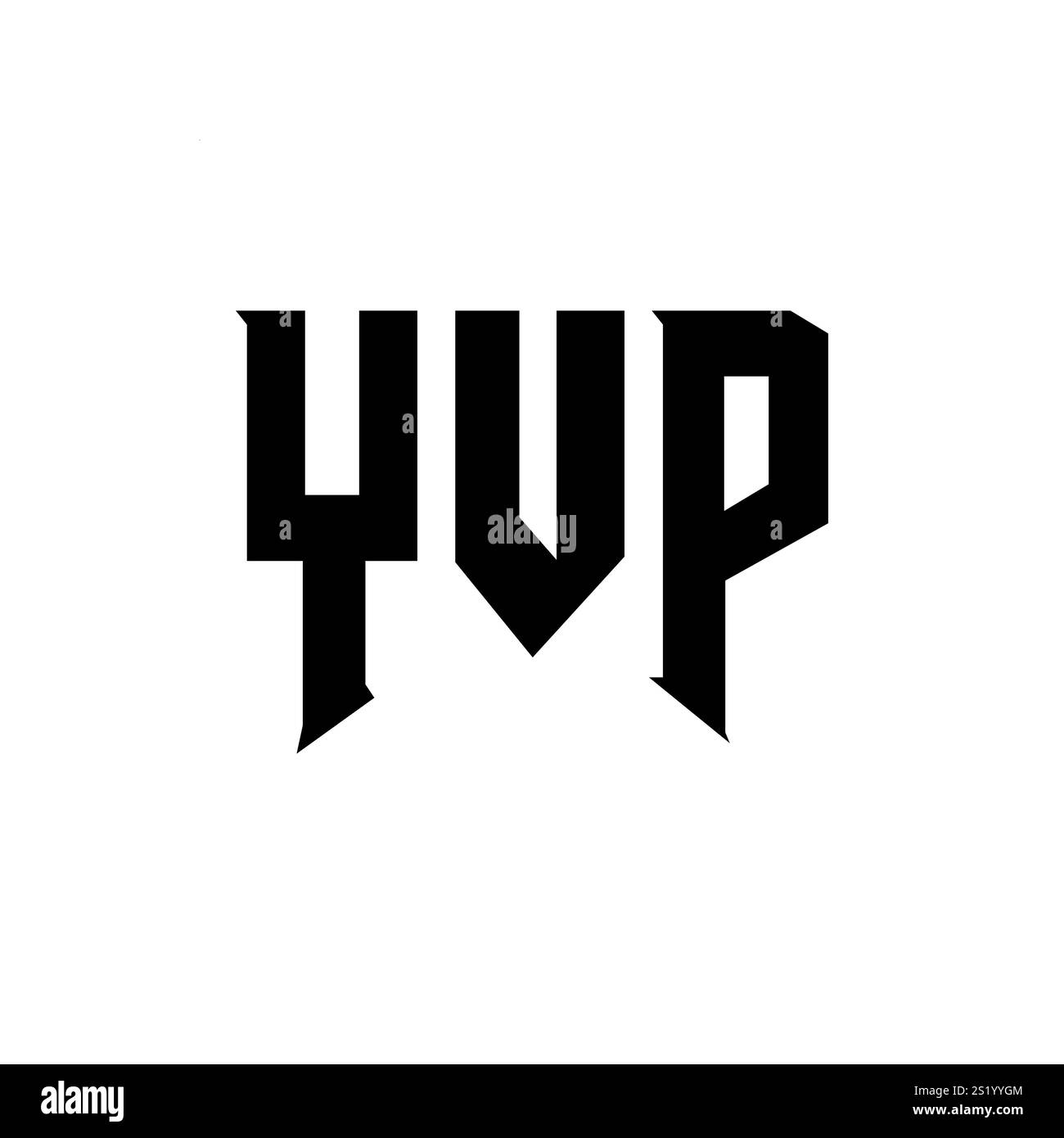 Yvp logo design Stock Vector Images - Alamy