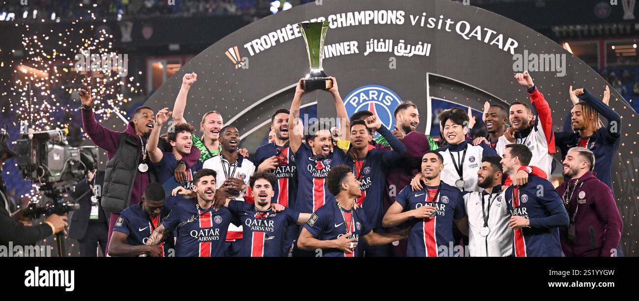 Doha, Qatar. 05th Jan, 2025. Equipe de football du PSG during the ...