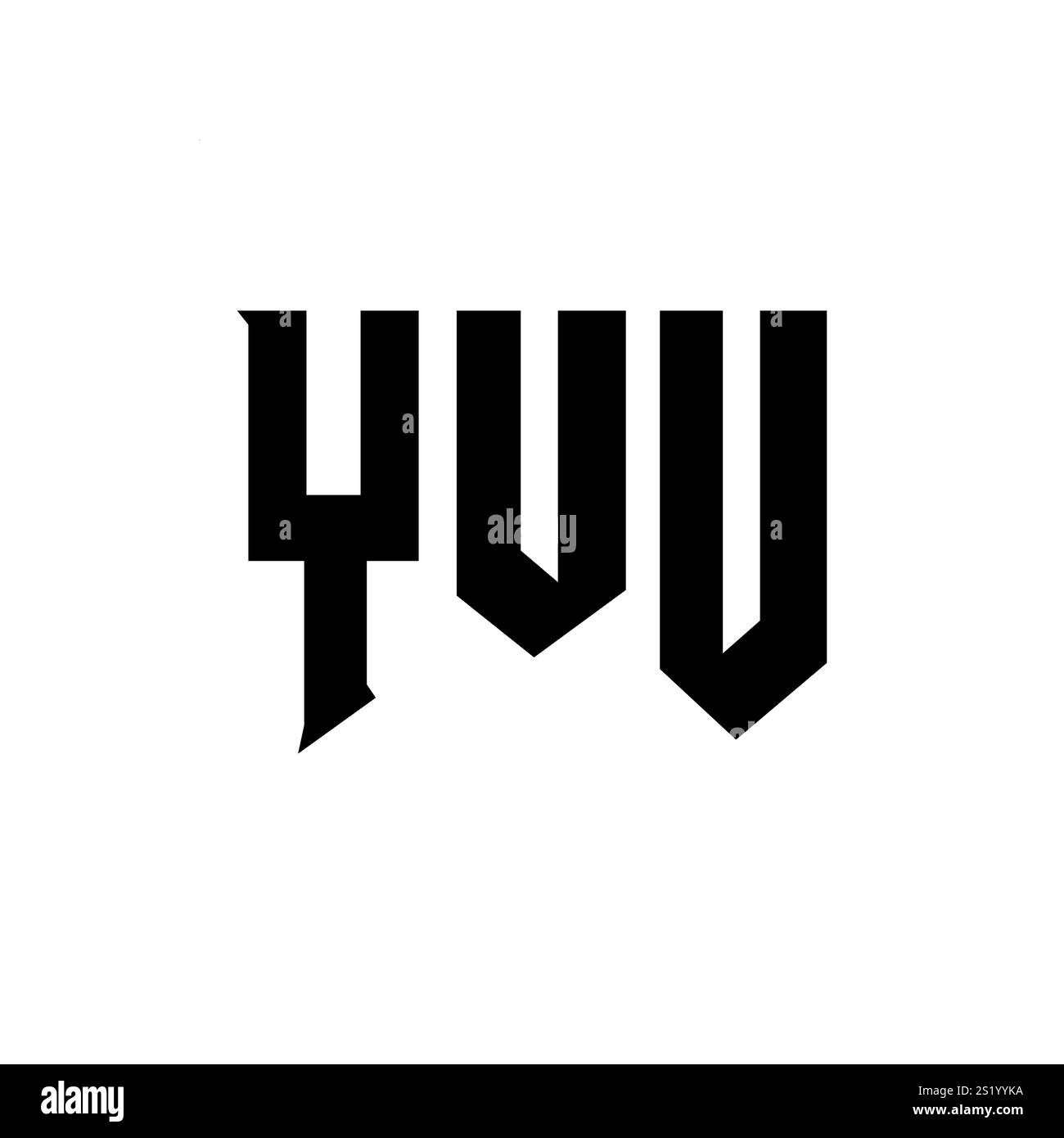 YUU letter logo design for technology company. YUU logo design black ...