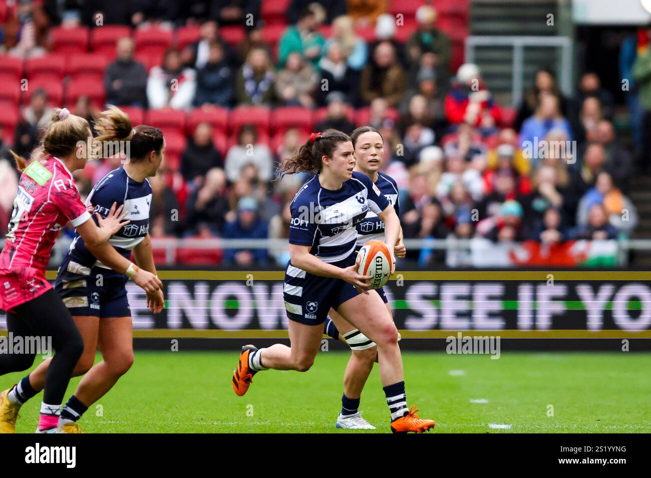 Bristol's Phoebe Murray of during PWR match at Ashton Gate, Bristol ...
