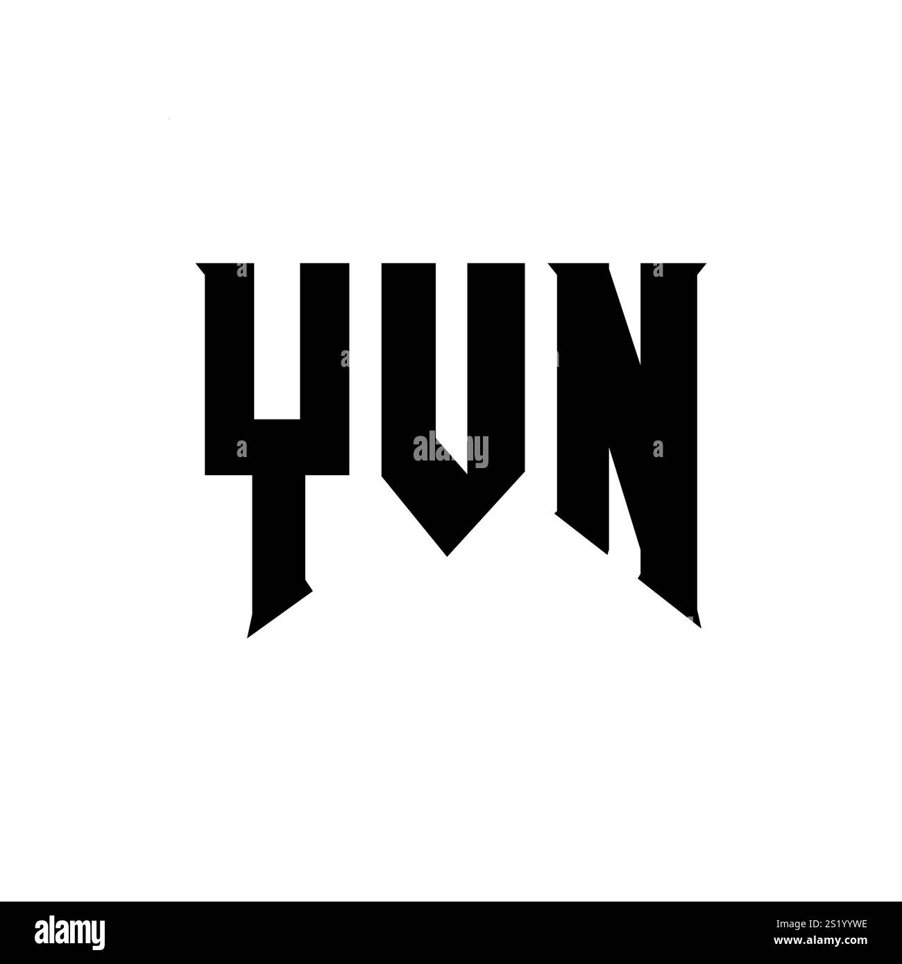 Yvn logo design hi-res stock photography and images - Alamy