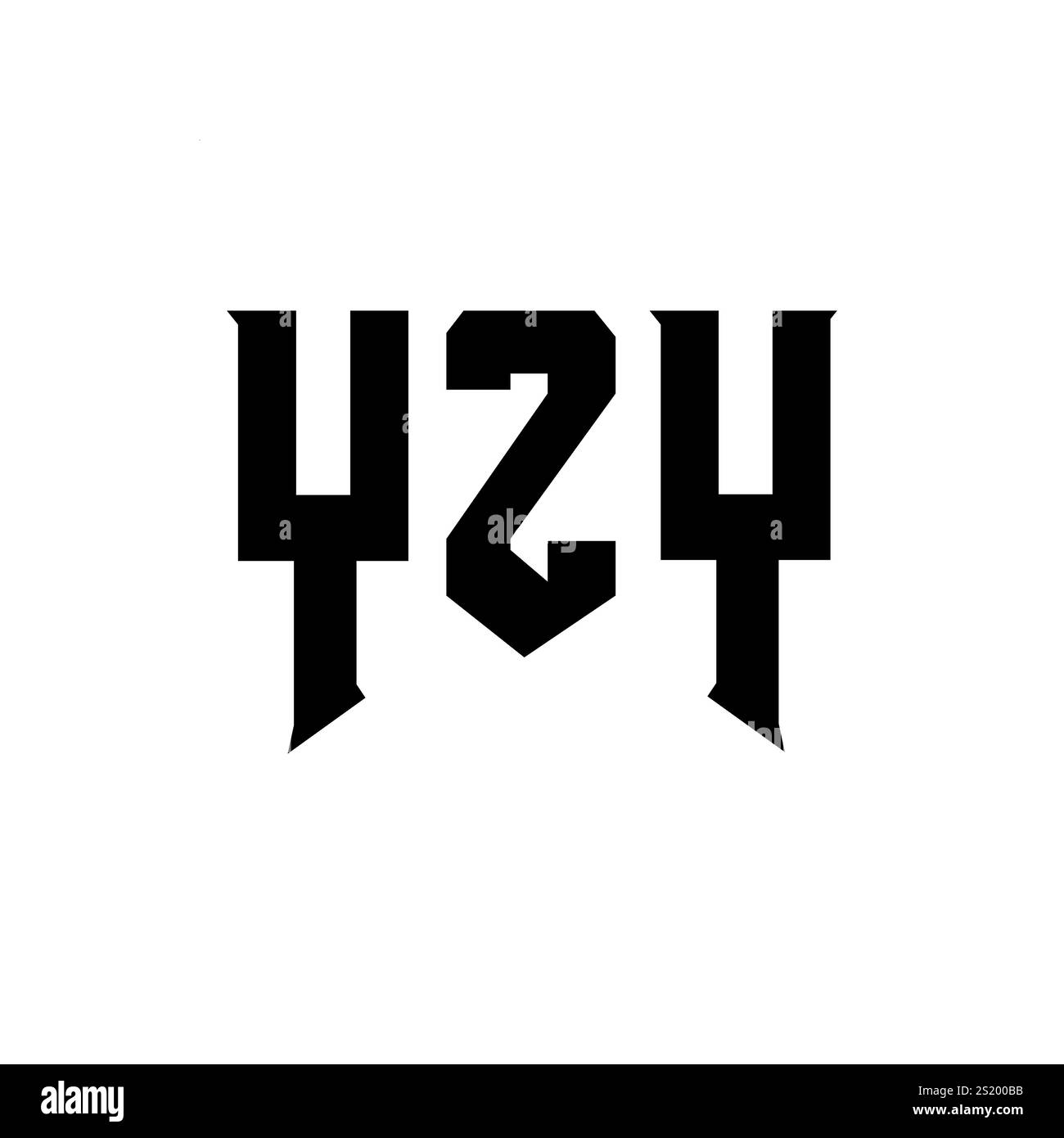 Yzy logo design hi-res stock photography and images - Alamy