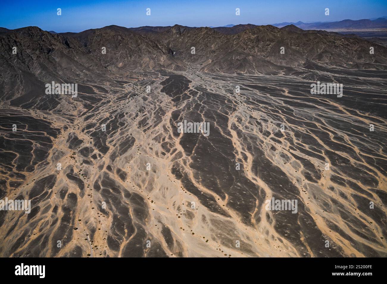 Bisha, Arabie Saoudite. 05th Jan, 2025. Desert landscape during the ...