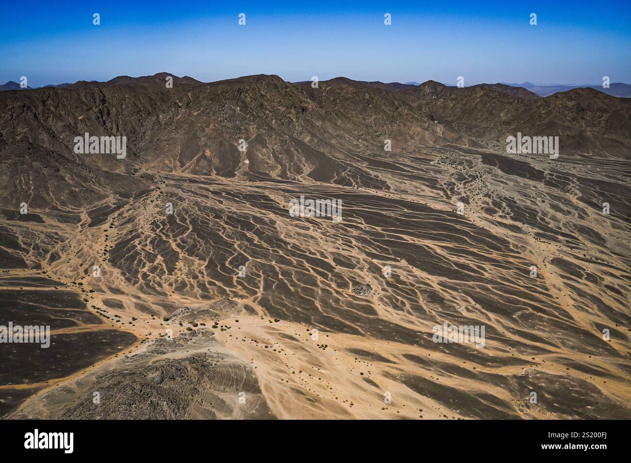 Bisha, Arabie Saoudite. 05th Jan, 2025. Desert landscape during the ...