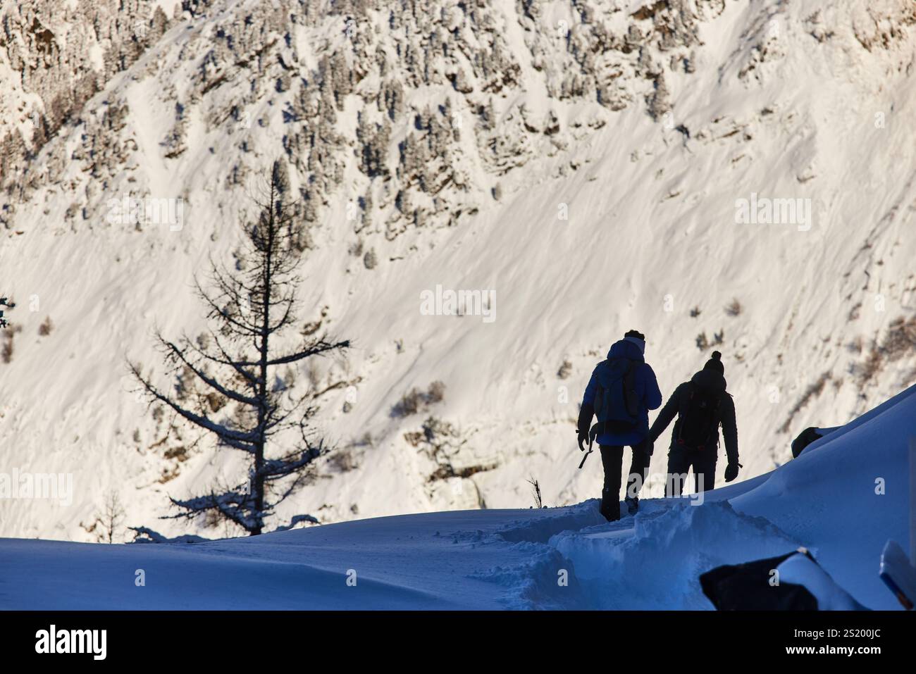 Winter scenes at Chamonix-Mont-Blanc ski resort in the French Alps ...
