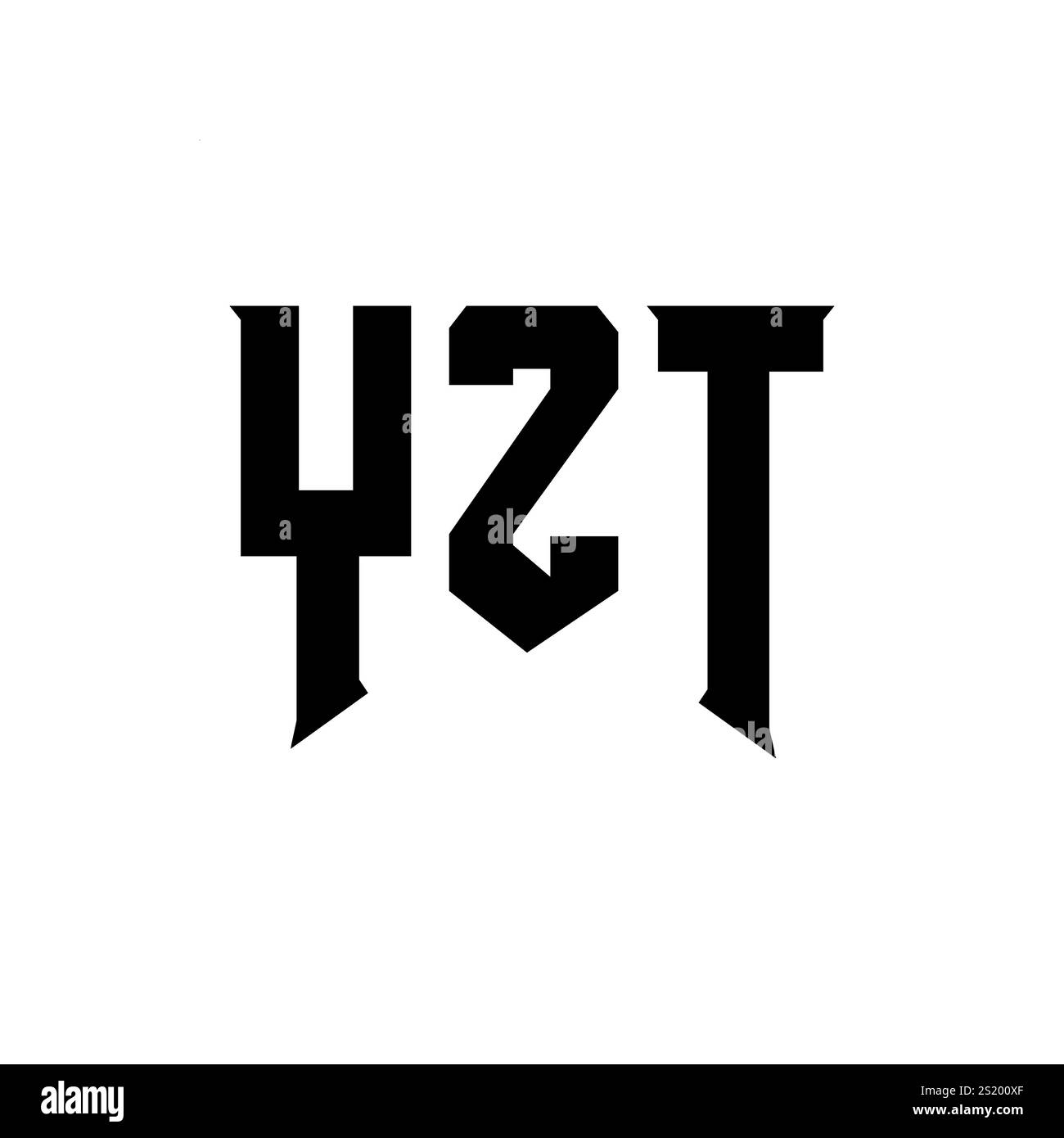 YZT letter logo design for technology company. YZT logo design black ...