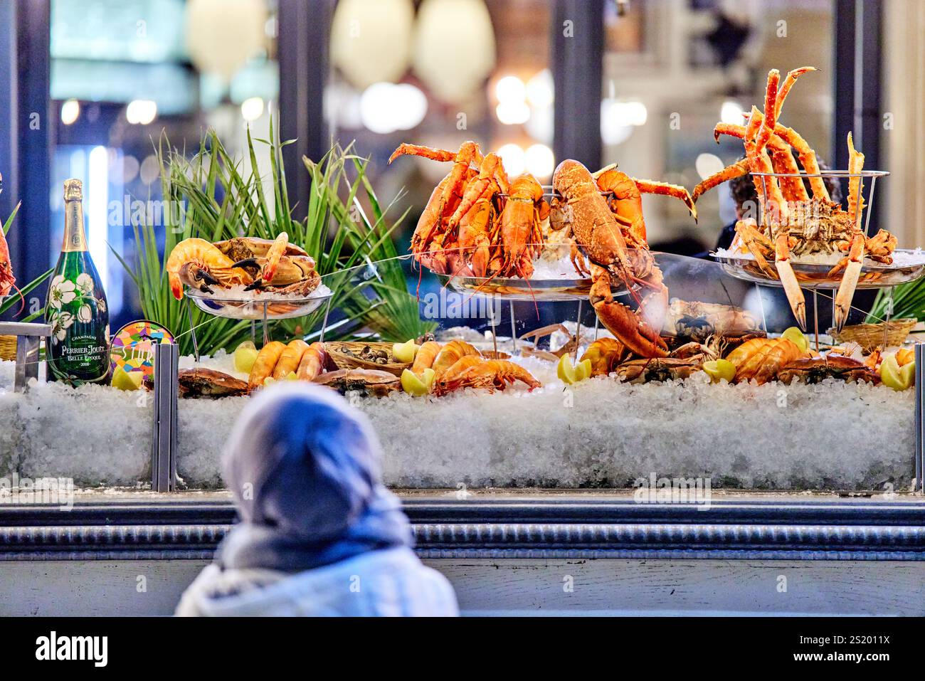 Winter scenes at Chamonix-Mont-Blanc ski resort in the French Alps ...