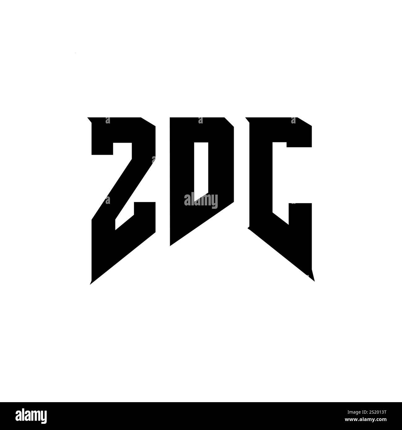 Zdc logo design hi-res stock photography and images - Alamy