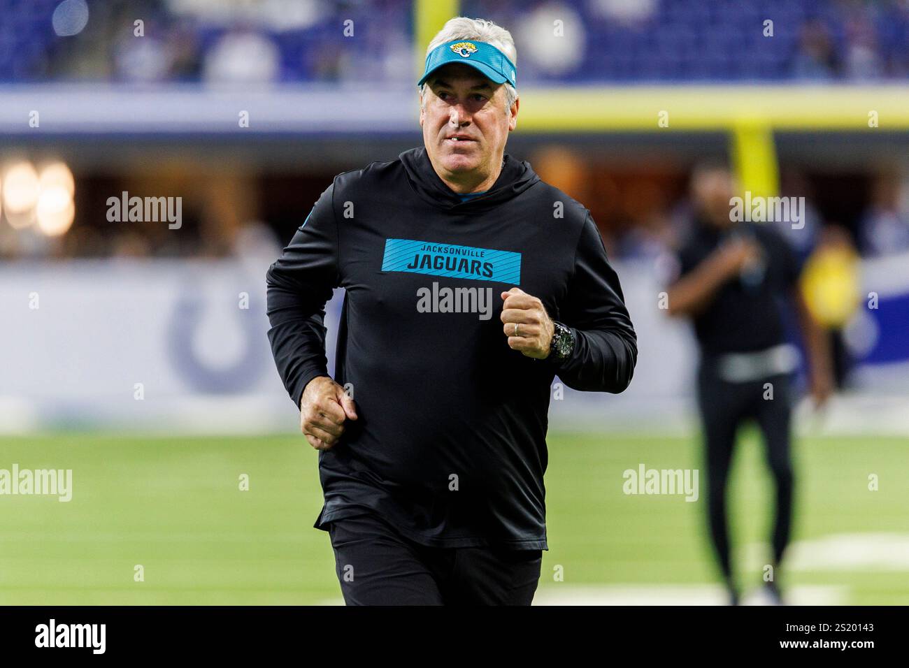 Indianapolis, Indiana, USA. 05th Jan, 2025. Jacksonville Jaguars head ...