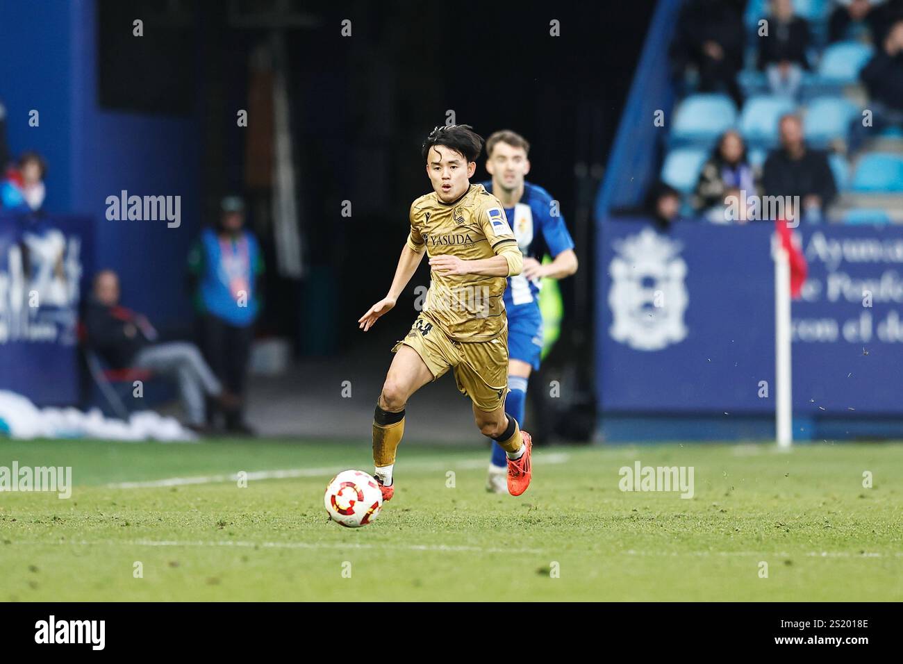Ponferrada, Spain. 5th Jan, 2025. Takefusa Kubo (Sociedad) Football ...