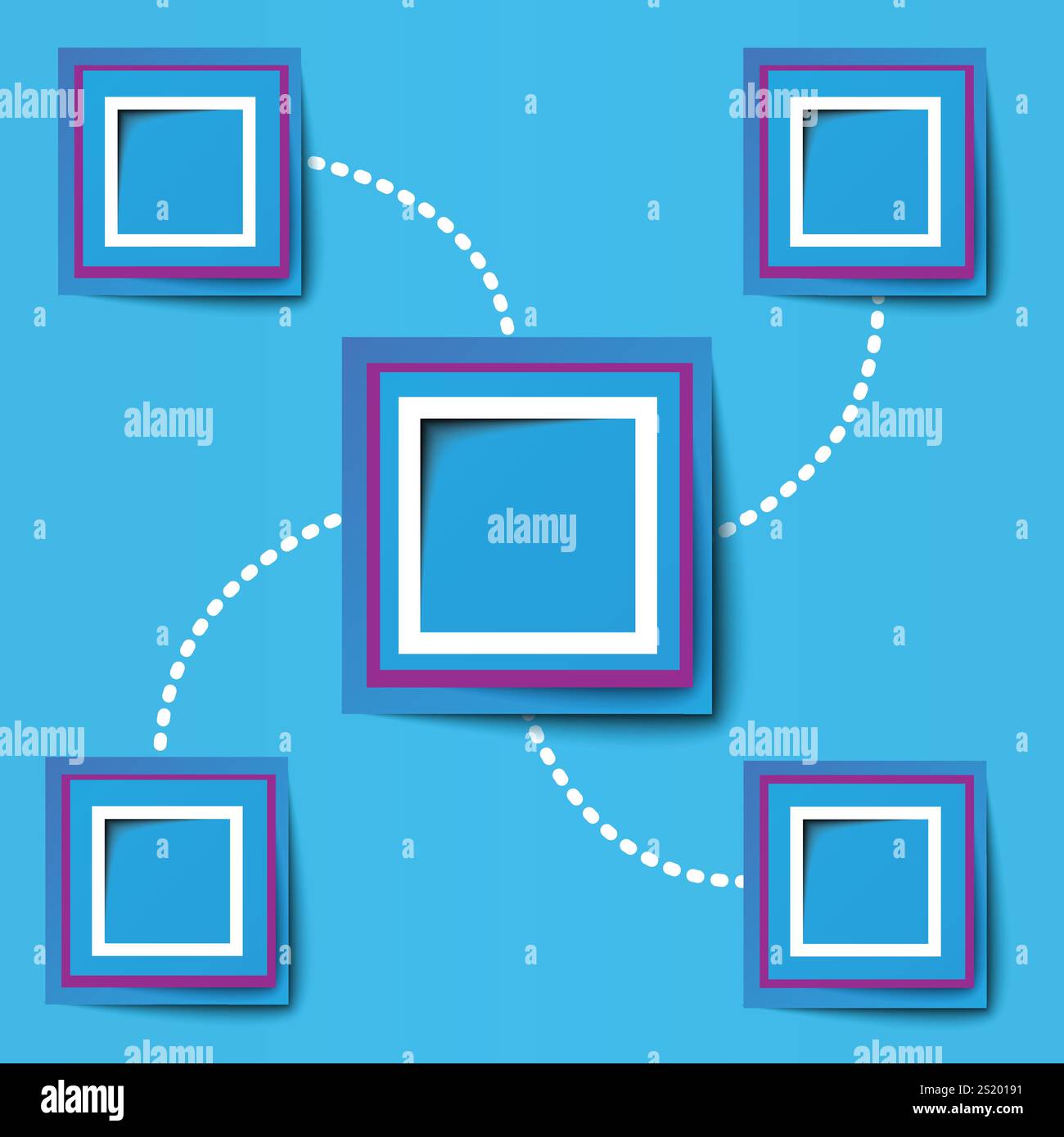 Square frames for business concepts. Suitable for business ...