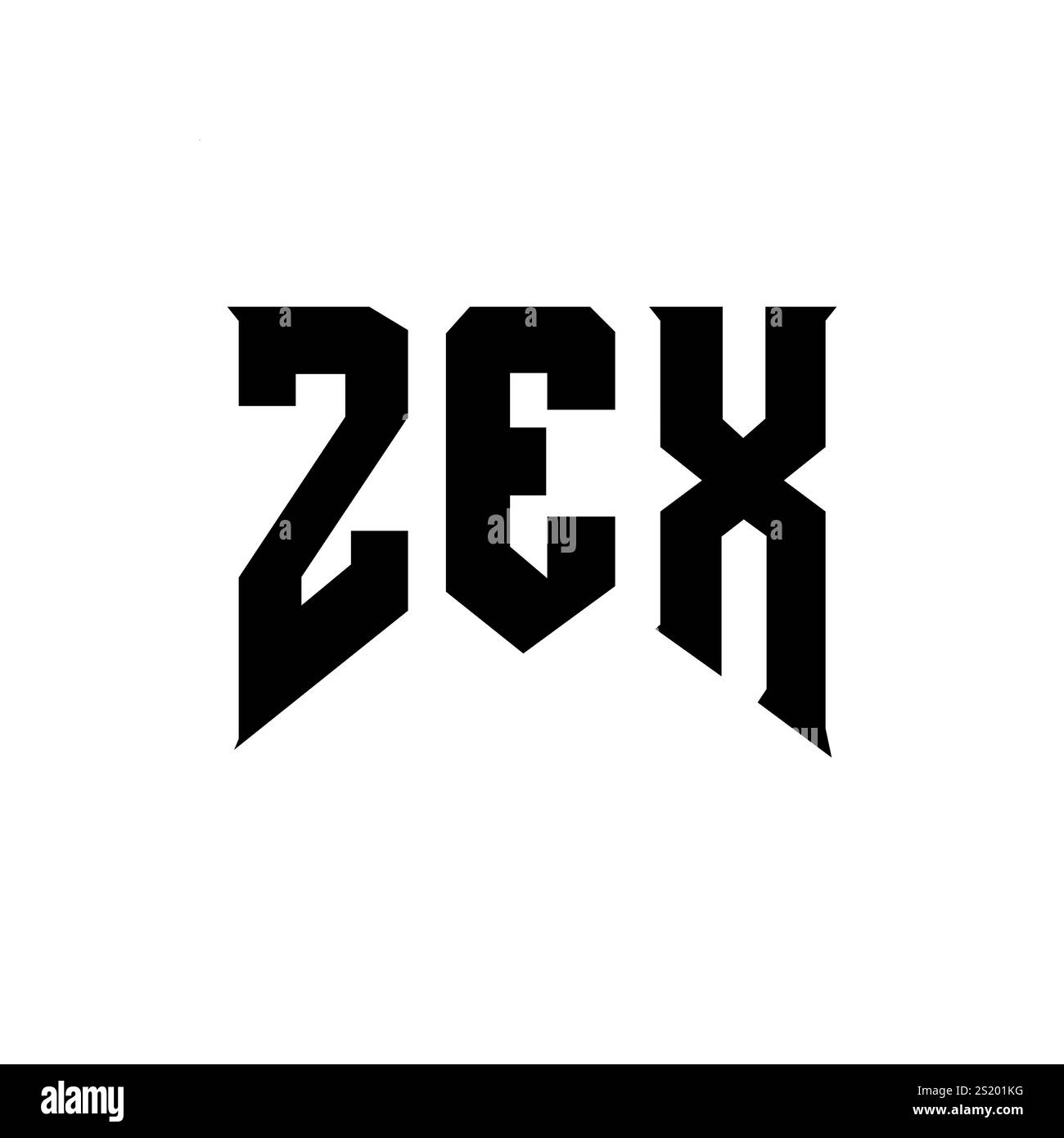 Zex logo design hi-res stock photography and images - Alamy