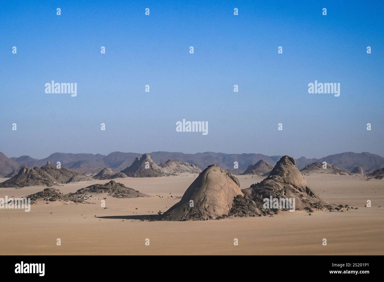 Desert landscape during the Stage 2 of the Dakar 2025 from January 5 to ...