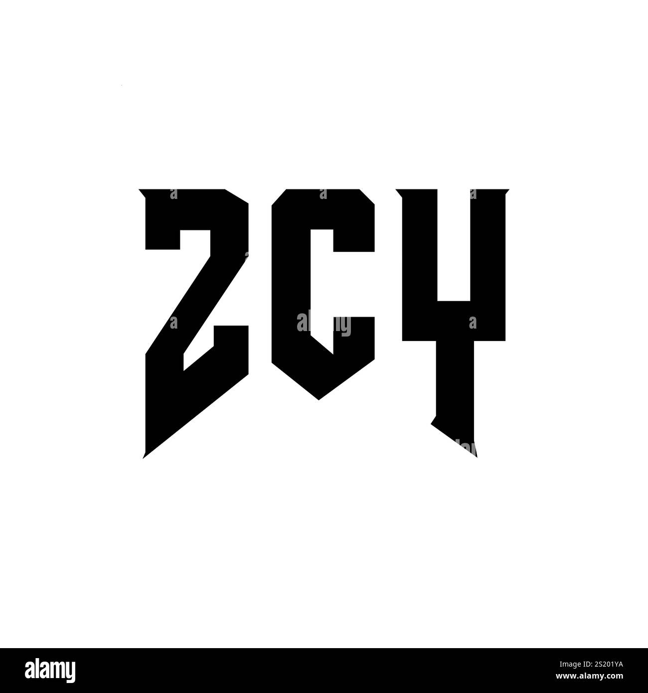 Zcy logo design hi-res stock photography and images - Alamy
