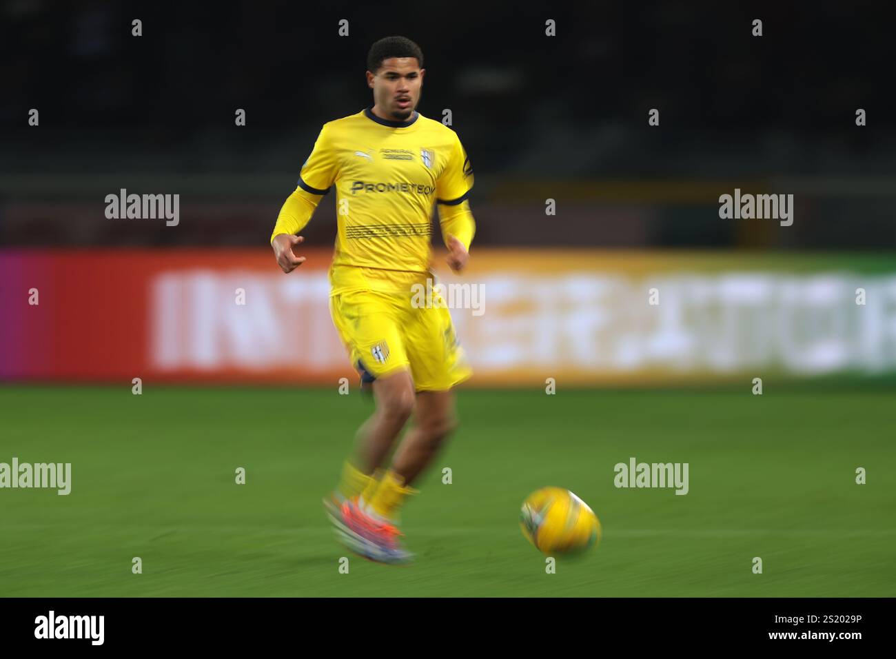 Turin, Italy. 5th Jan, 2025. Simon Sohm of Parma Calcio during the ...