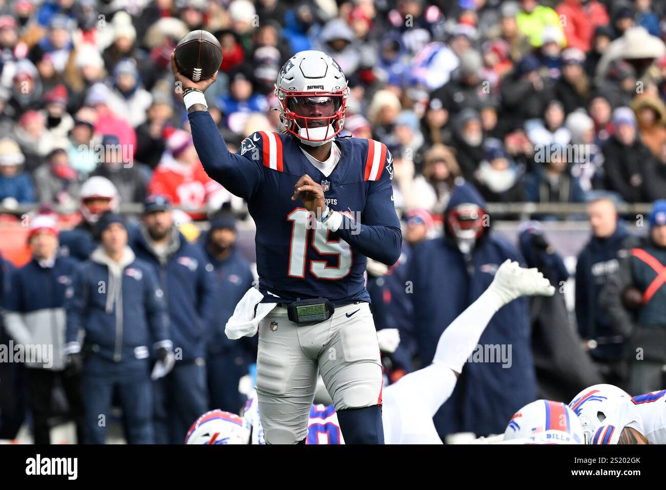 Foxborough, Massachusetts, USA. 5th Jan, 2025. New England Patriots ...