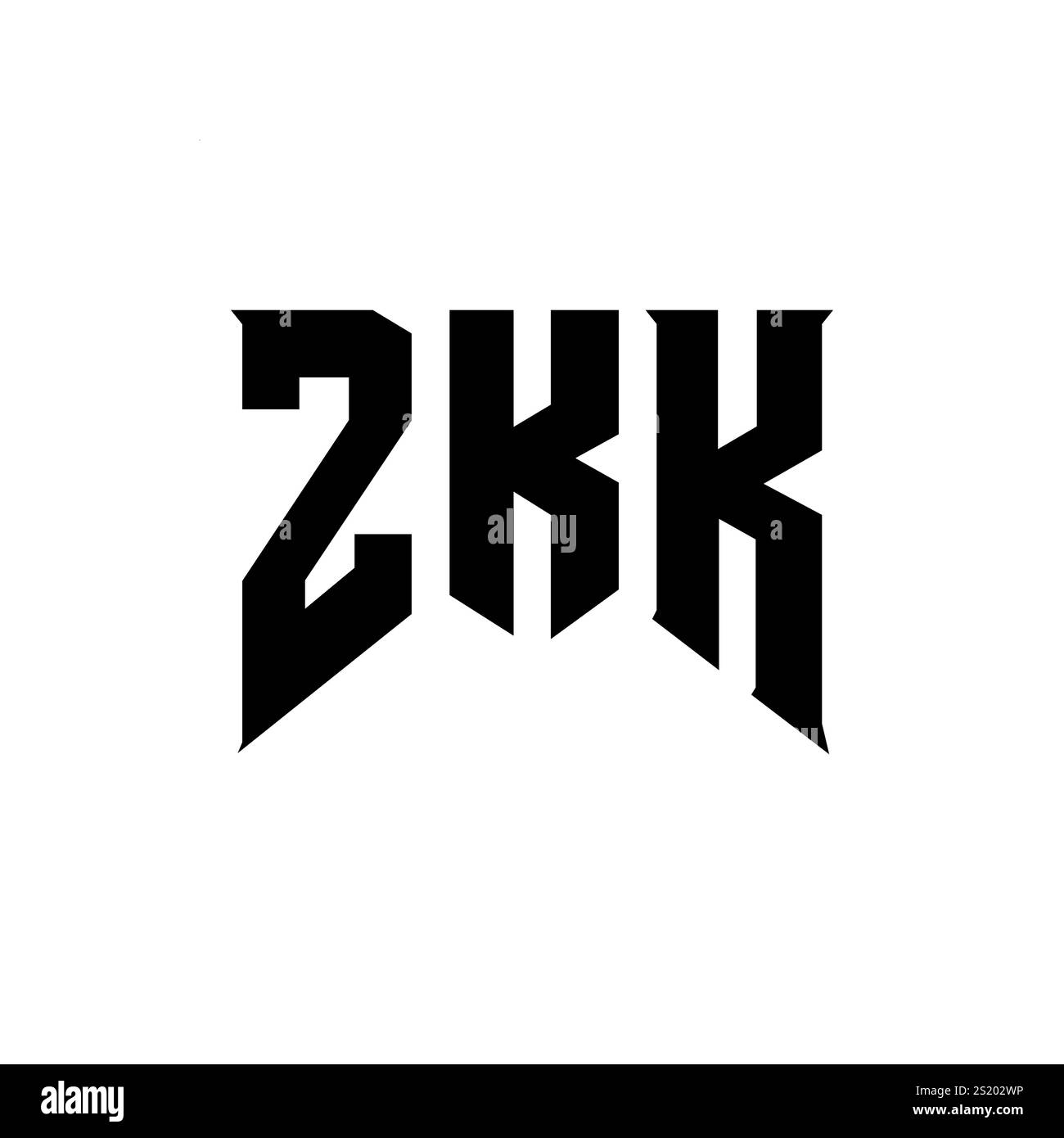 Zkk logo design hi-res stock photography and images - Alamy