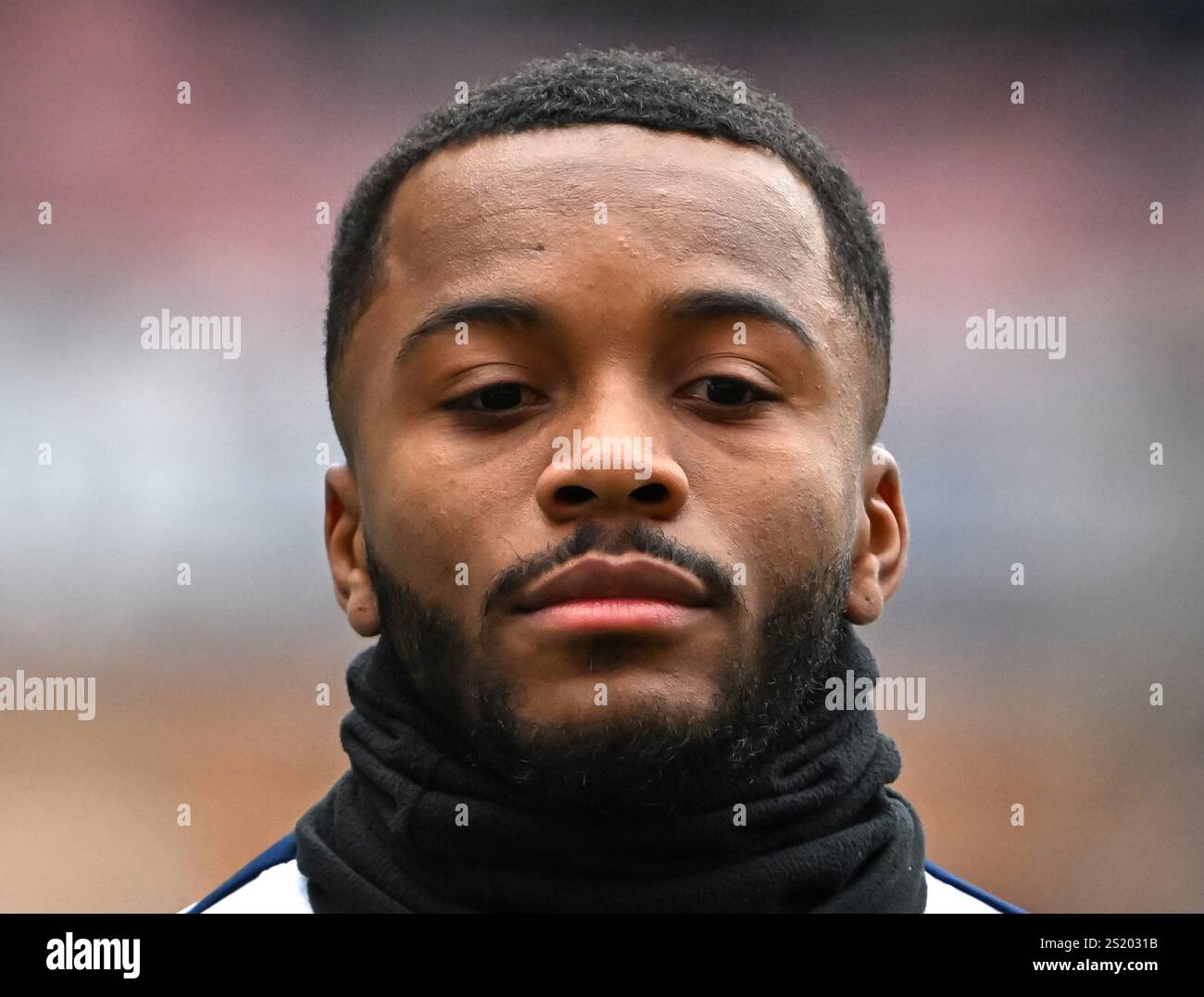 Birmingham City's Ethan Laird warms up ahead of the Sky Bet League One ...