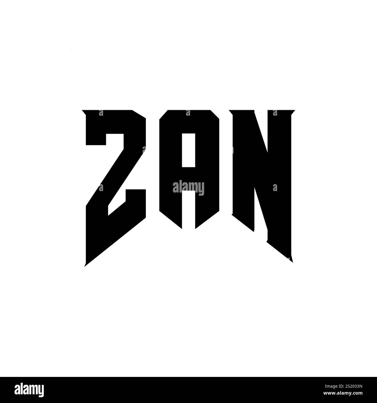 Zan logo design Stock Vector Images - Alamy
