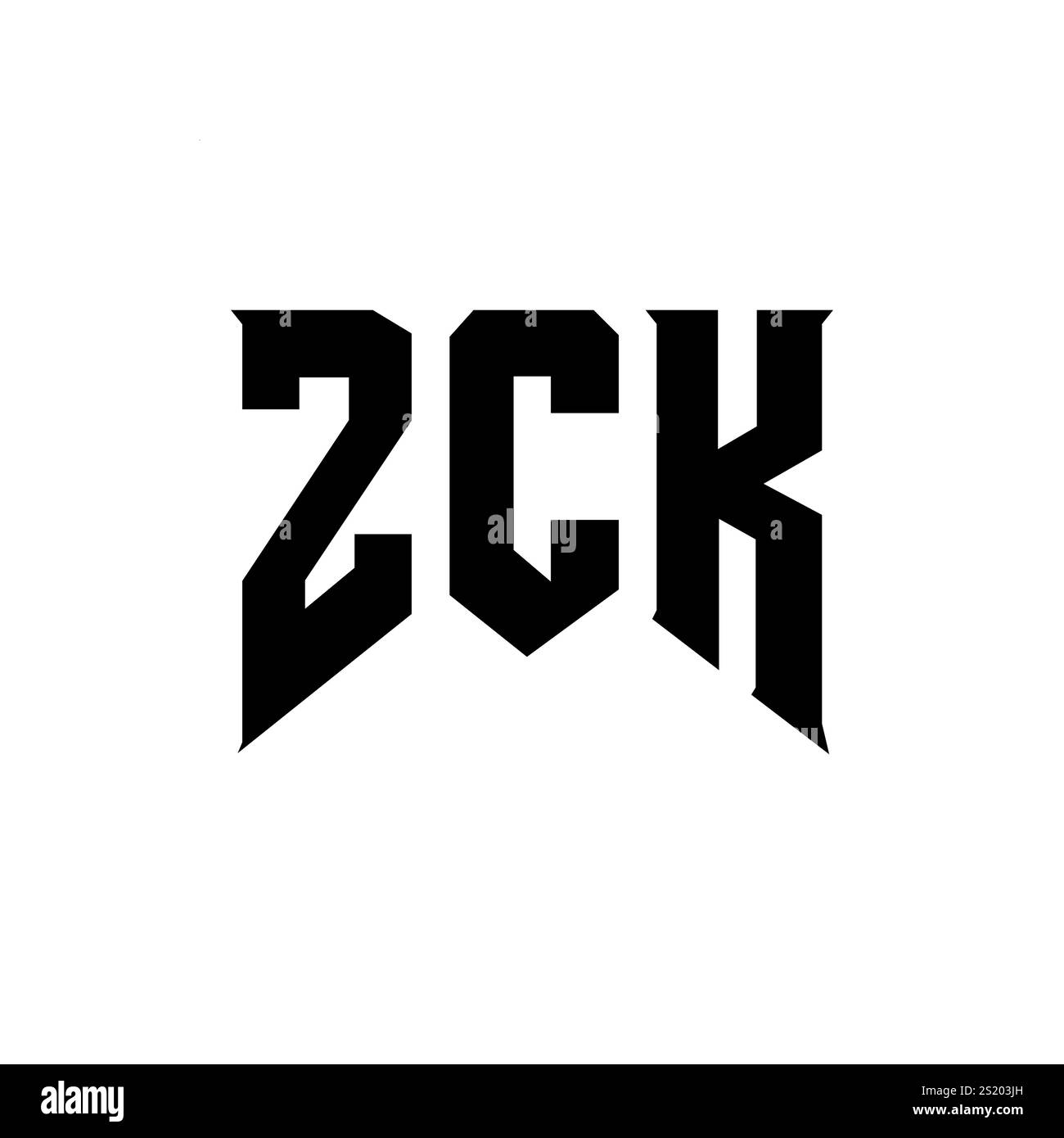 Zck logo design hi-res stock photography and images - Alamy
