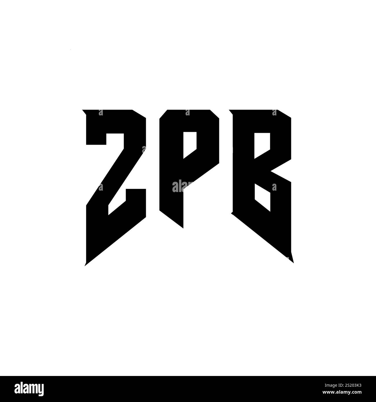 Zpb logo design hi-res stock photography and images - Alamy
