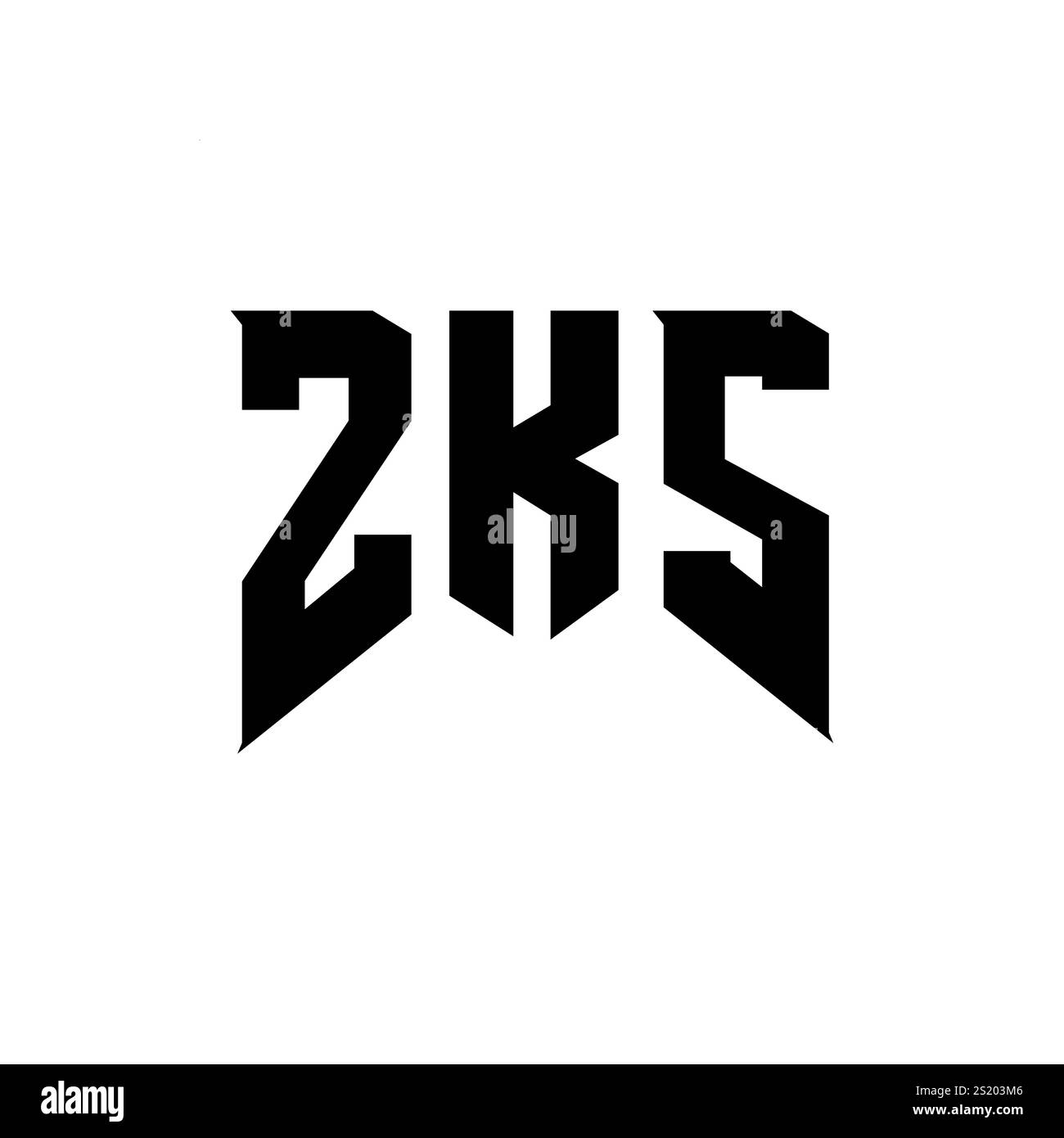 Zks logo design Stock Vector Images - Alamy