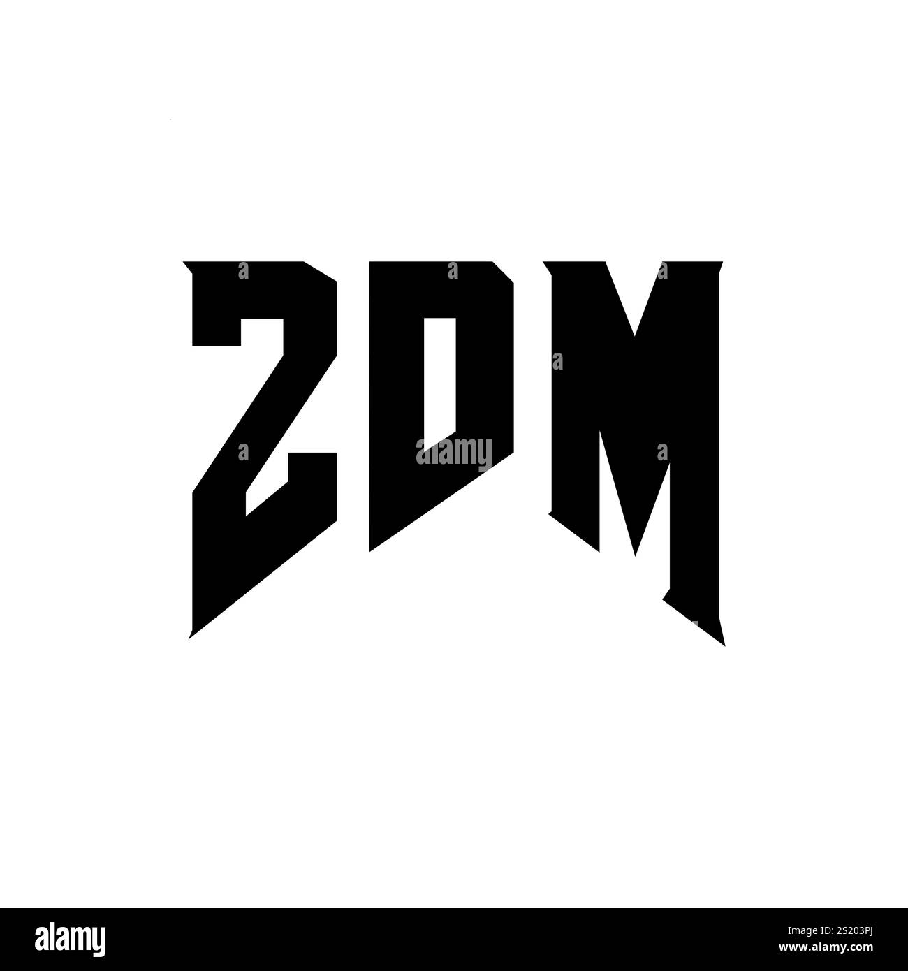 Zdm logo design hi-res stock photography and images - Alamy