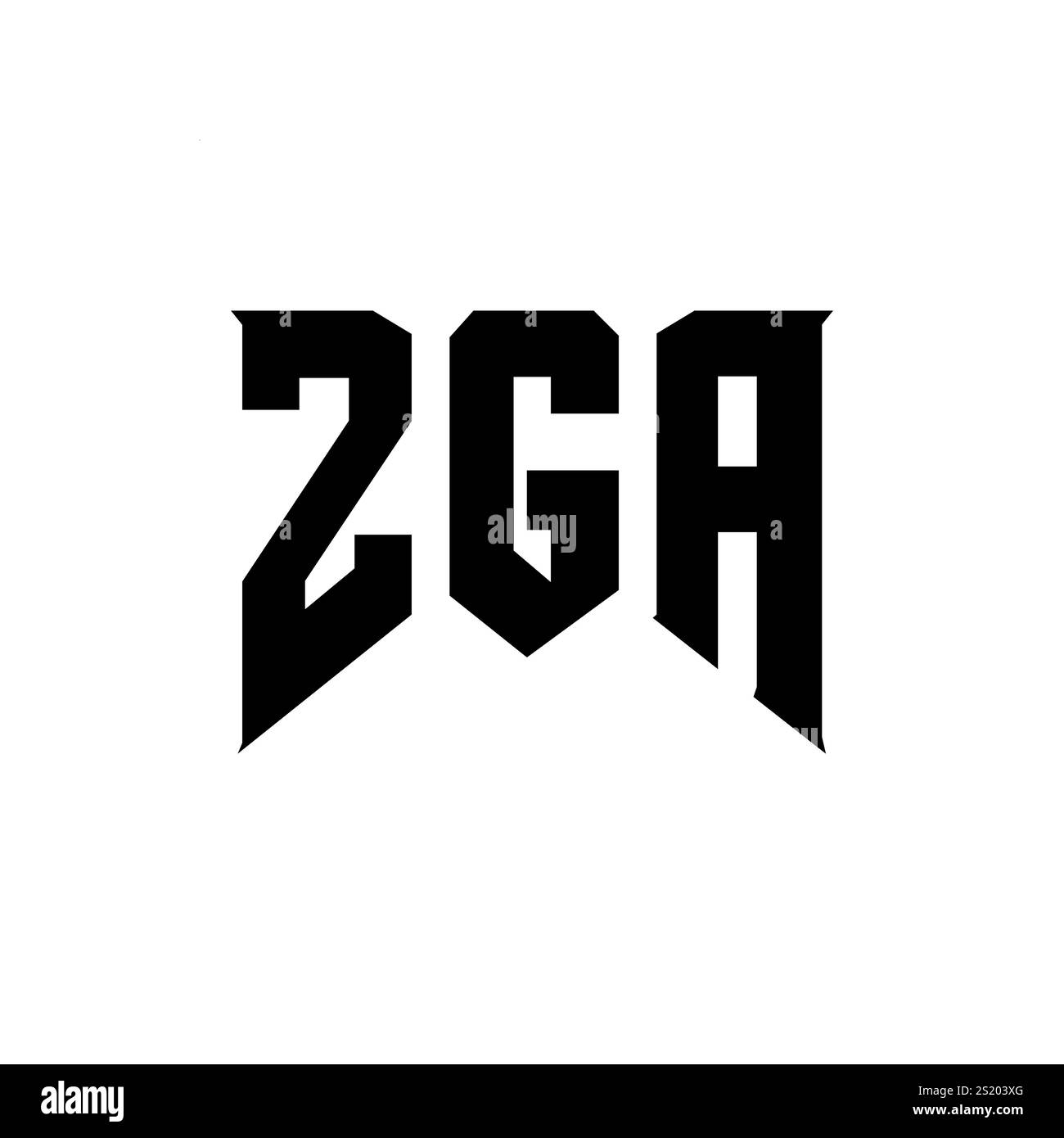 Zga logo design hi-res stock photography and images - Alamy