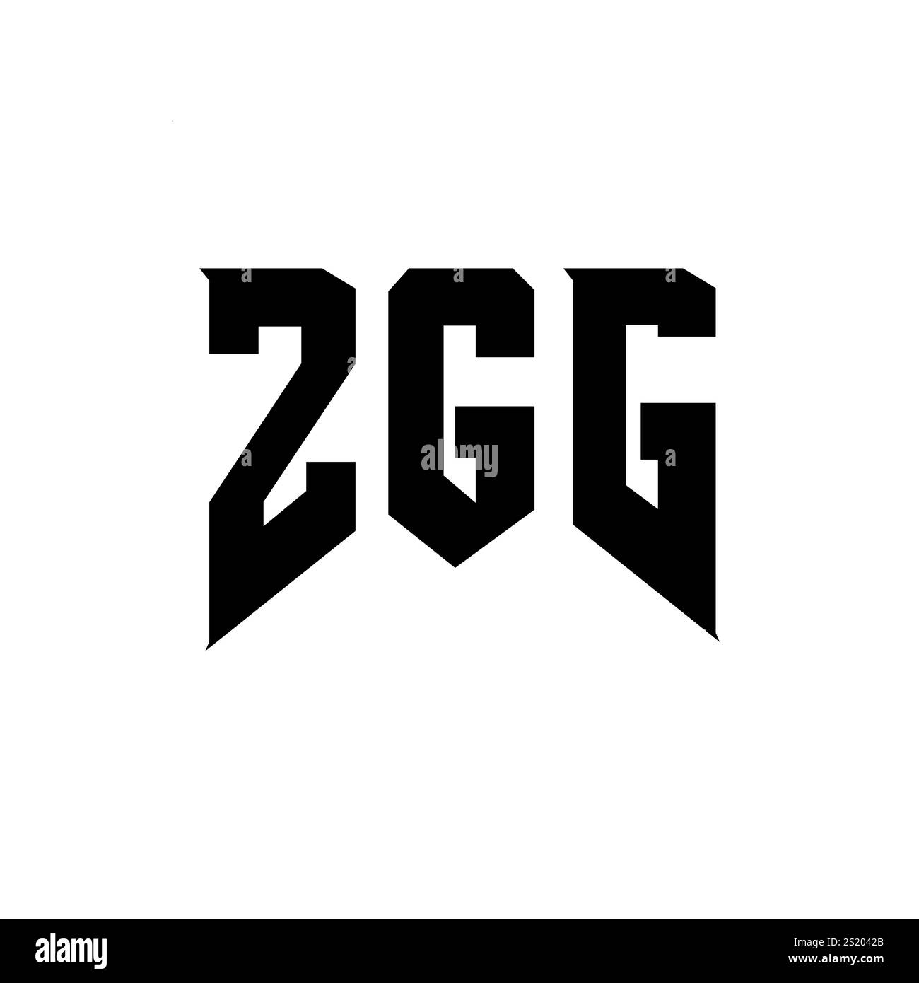 Zgg logo design hi-res stock photography and images - Alamy