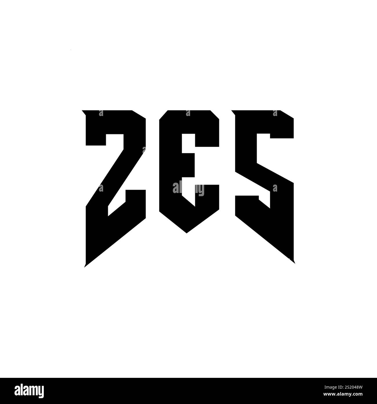 ZES letter logo design for technology company. ZES logo design black ...