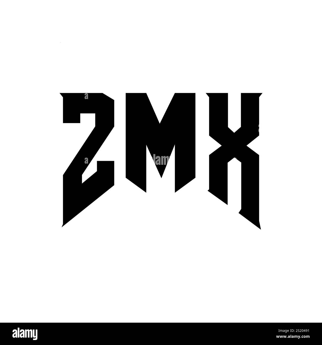 Zmx logo design hi-res stock photography and images - Alamy