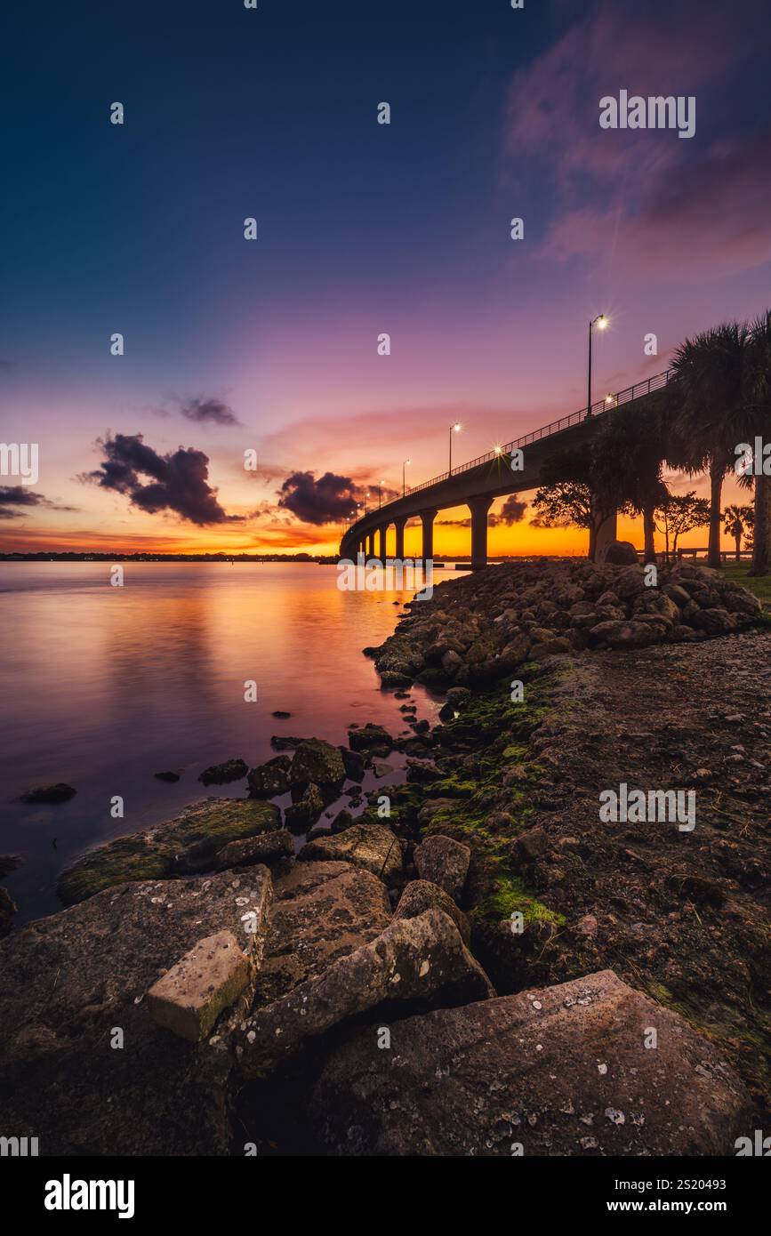 Stuart beach sunset florida hi-res stock photography and images - Alamy