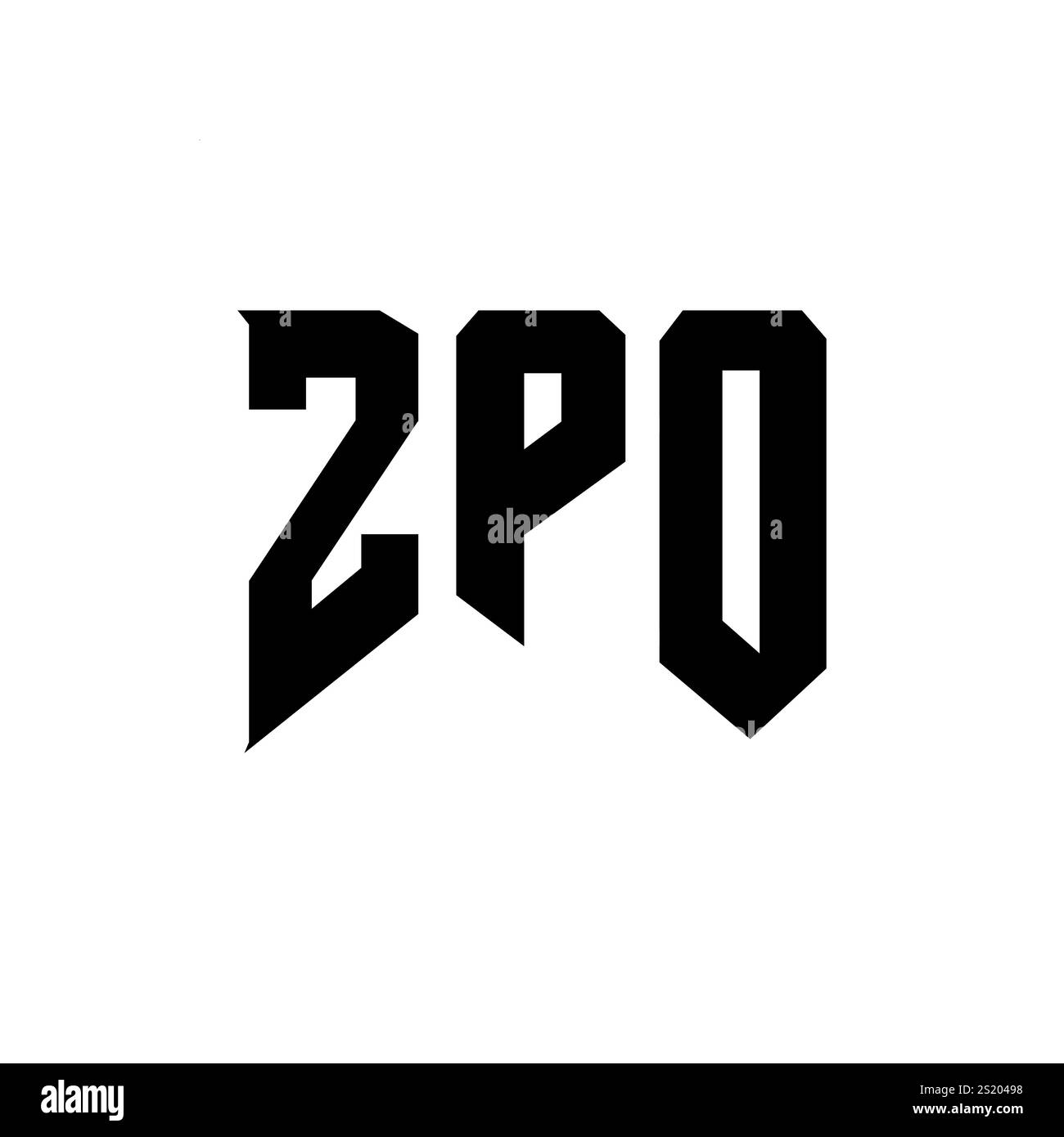 Zpo logo design hi-res stock photography and images - Alamy
