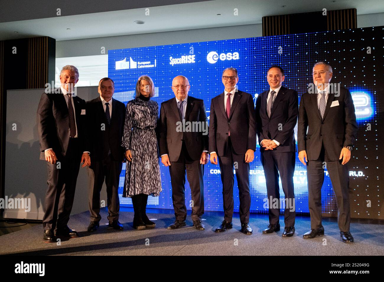 European Commissioner for Defence and Space Andrius Kubilius and Josef ...