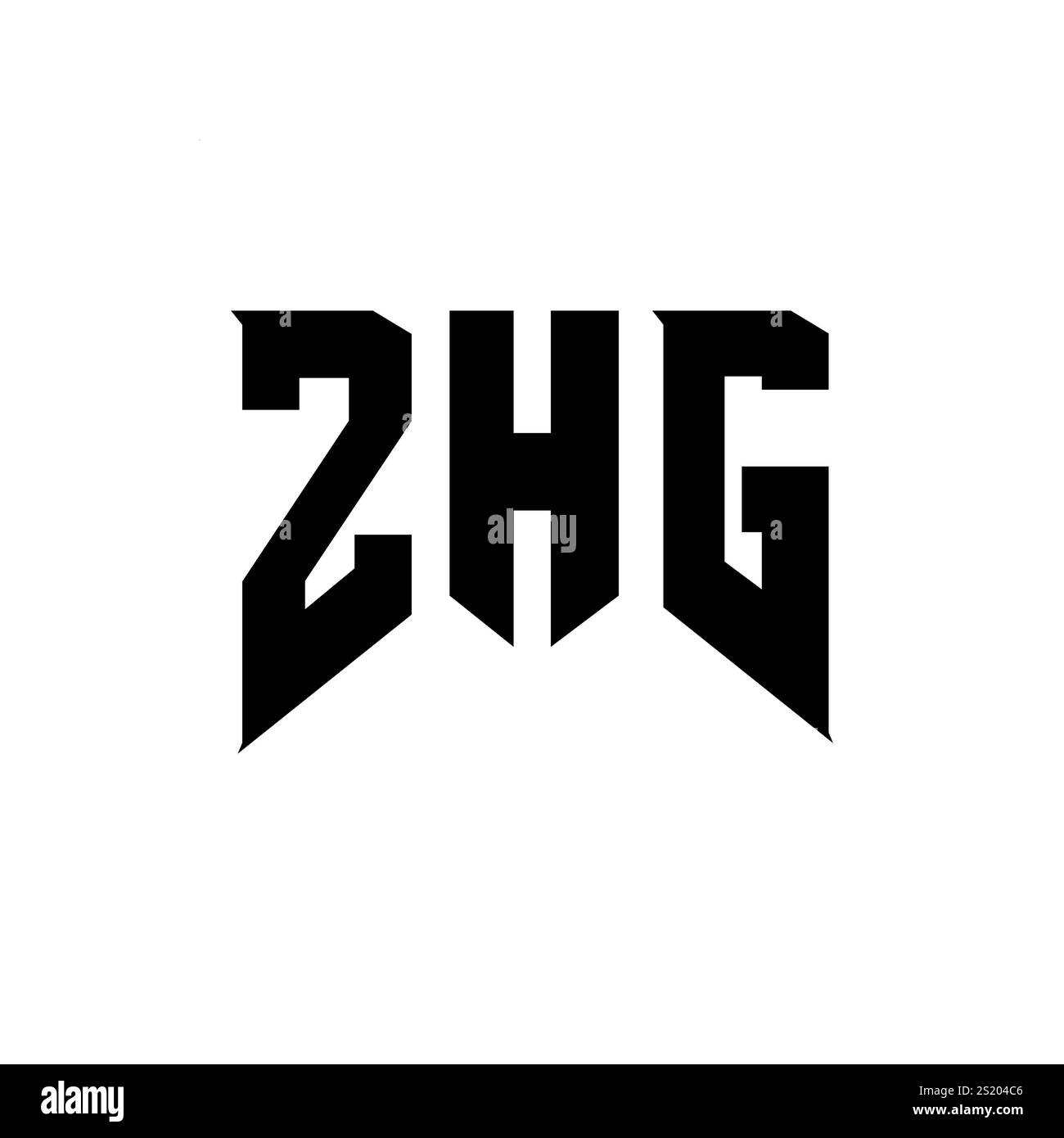 Zhg logo design hi-res stock photography and images - Alamy
