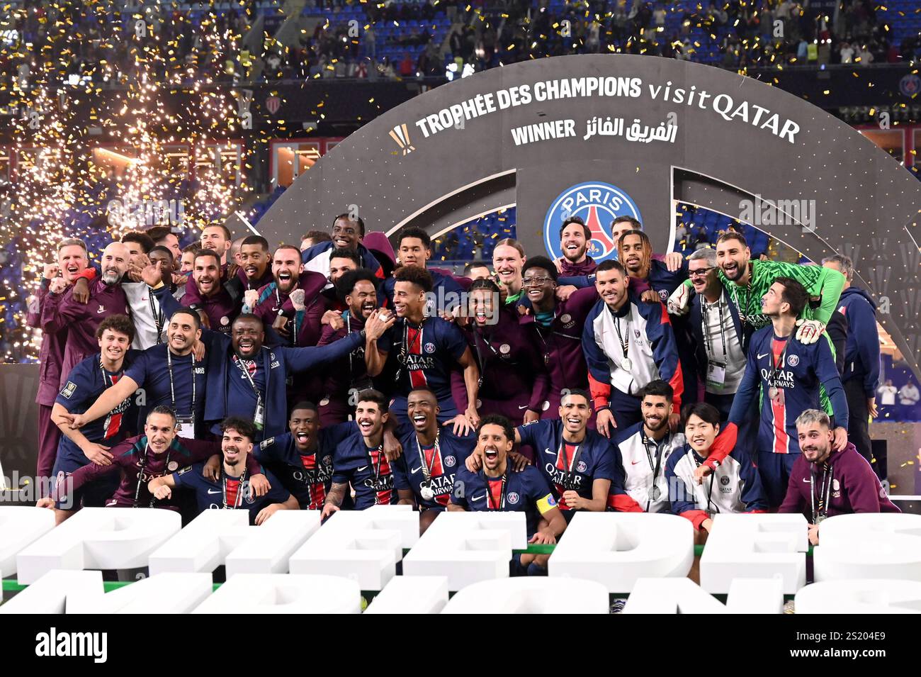 Doha, Qatar. 05th Jan, 2025. Equipe de football du PSG during the ...