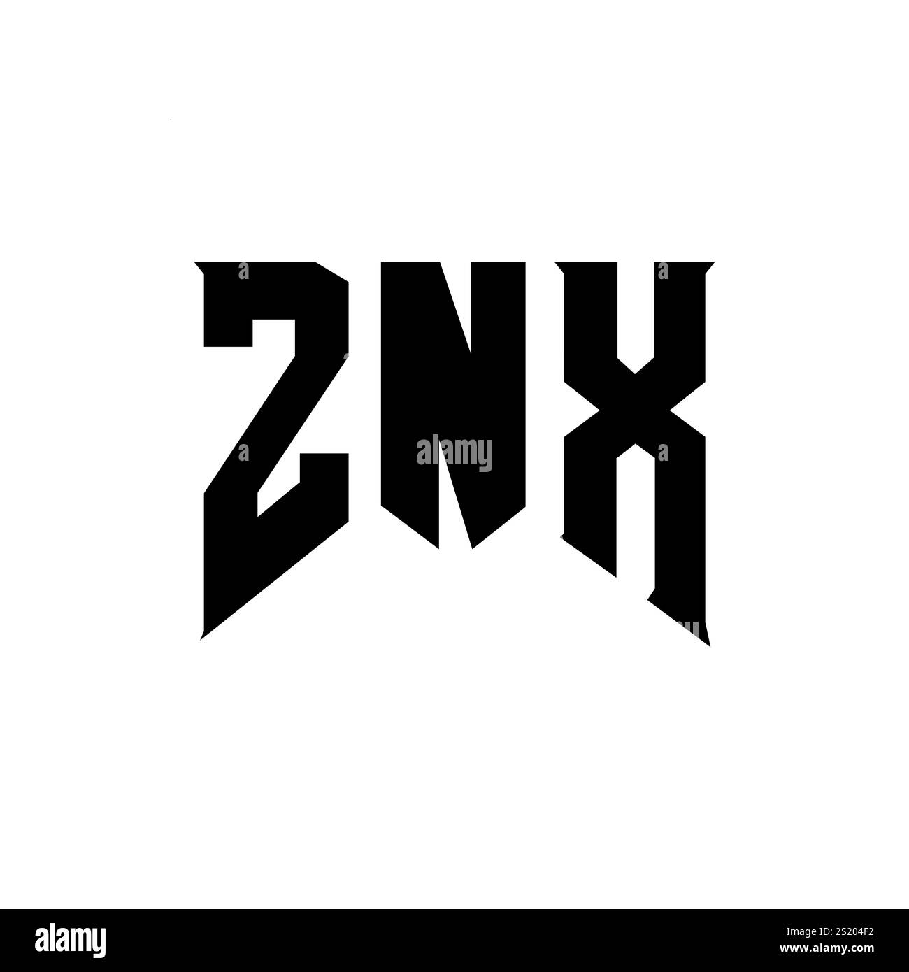 Znx logo design hi-res stock photography and images - Alamy