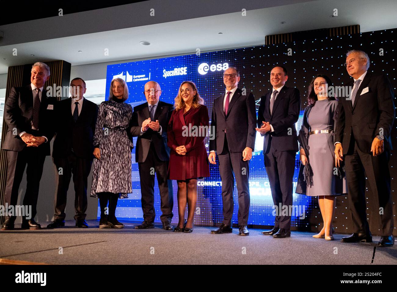 European Commissioner for Defence and Space Andrius Kubilius and Josef ...