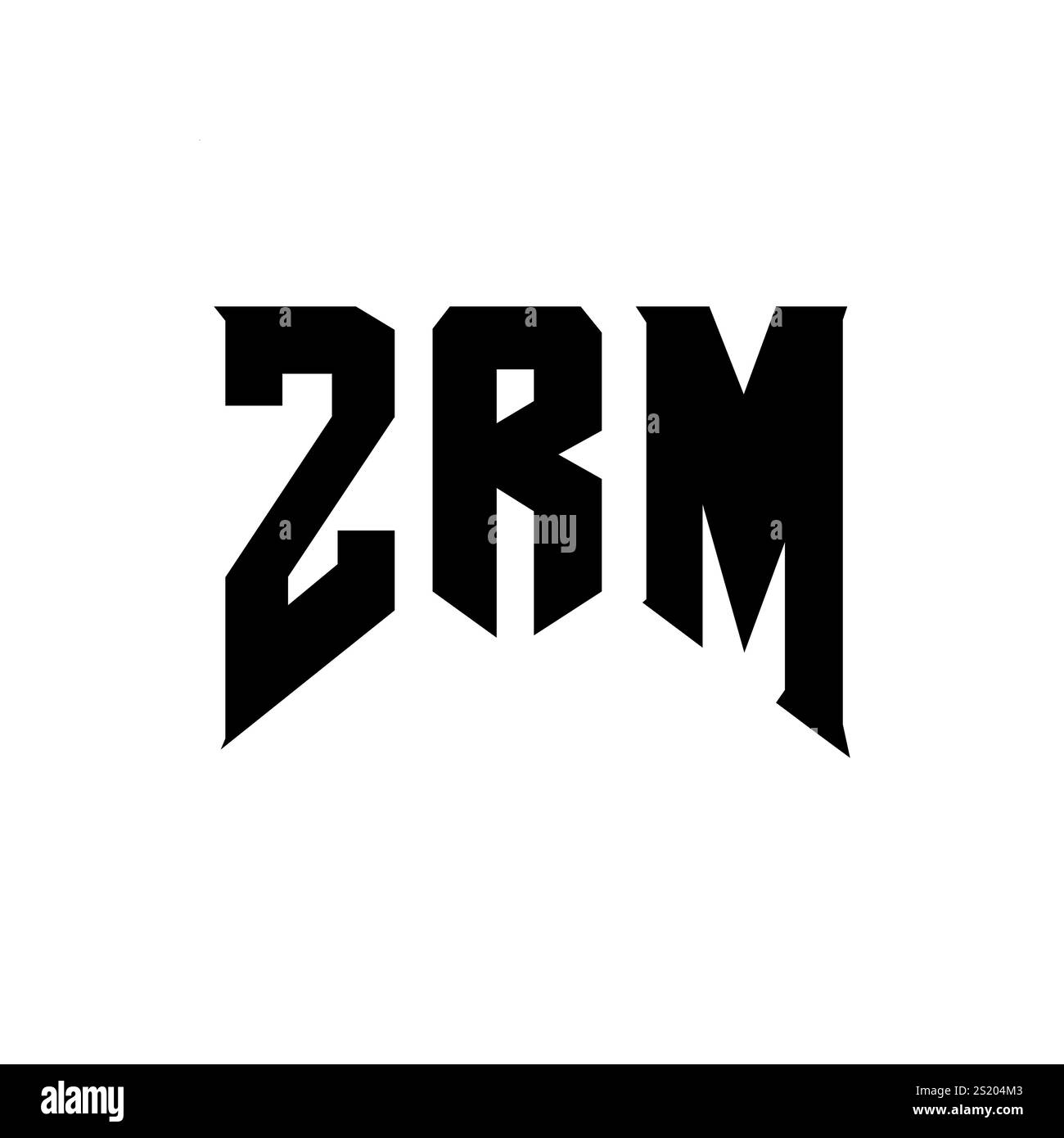 Zrm logo design hi-res stock photography and images - Alamy