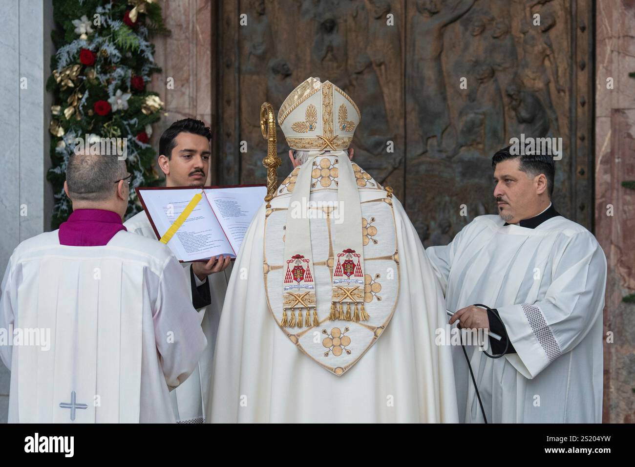 Rome, Italy. 05th Jan, 2025. Cardinal James Michael Harvey at the Holy ...