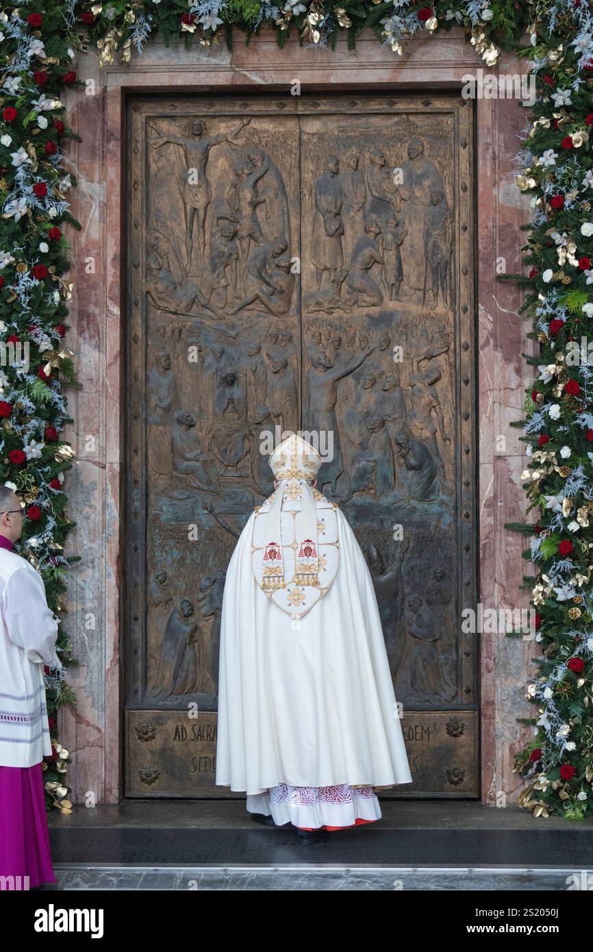 Rome, Italy. 05th Jan, 2025. Cardinal James Michael Harvey at the Holy ...