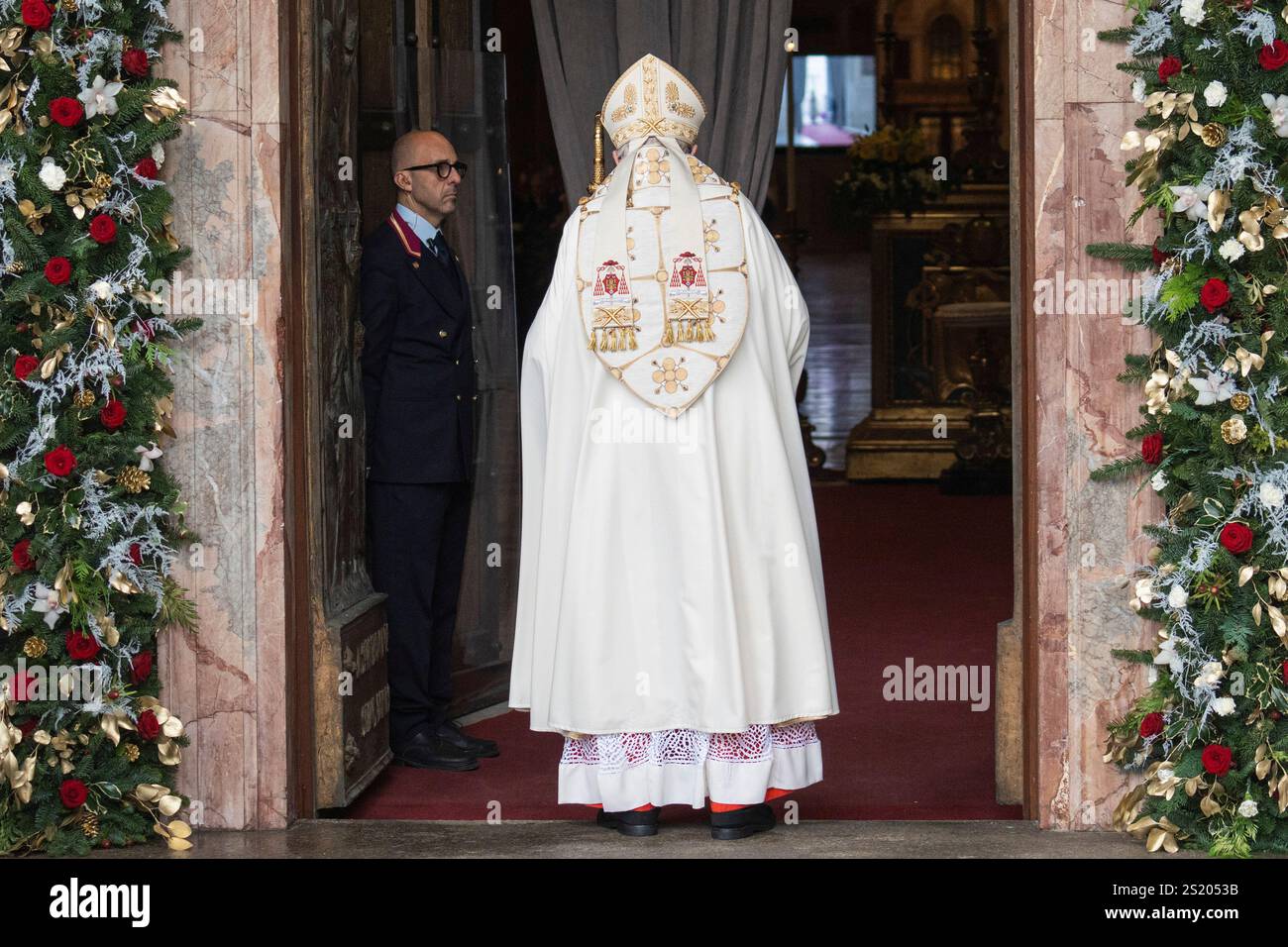 Rome, Italy. 05th Jan, 2025. Cardinal James Michael Harvey at the Holy ...