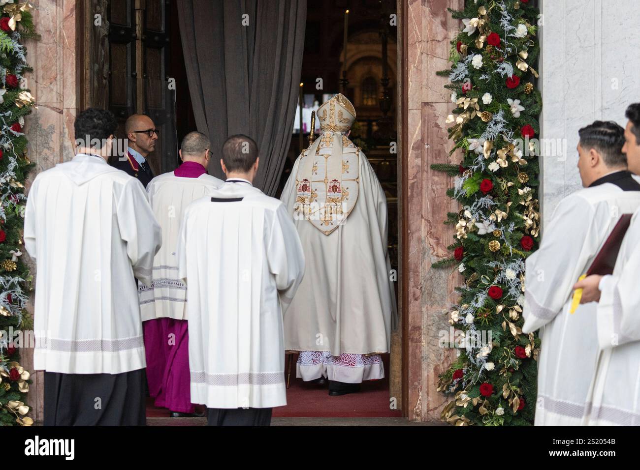 Rome, Italy. 05th Jan, 2025. Cardinal James Michael Harvey at the Holy ...