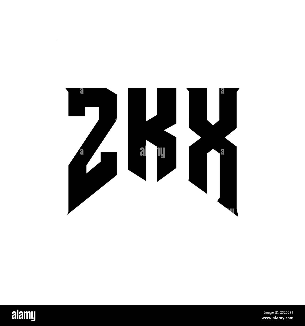 Zkx logo design hi-res stock photography and images - Alamy