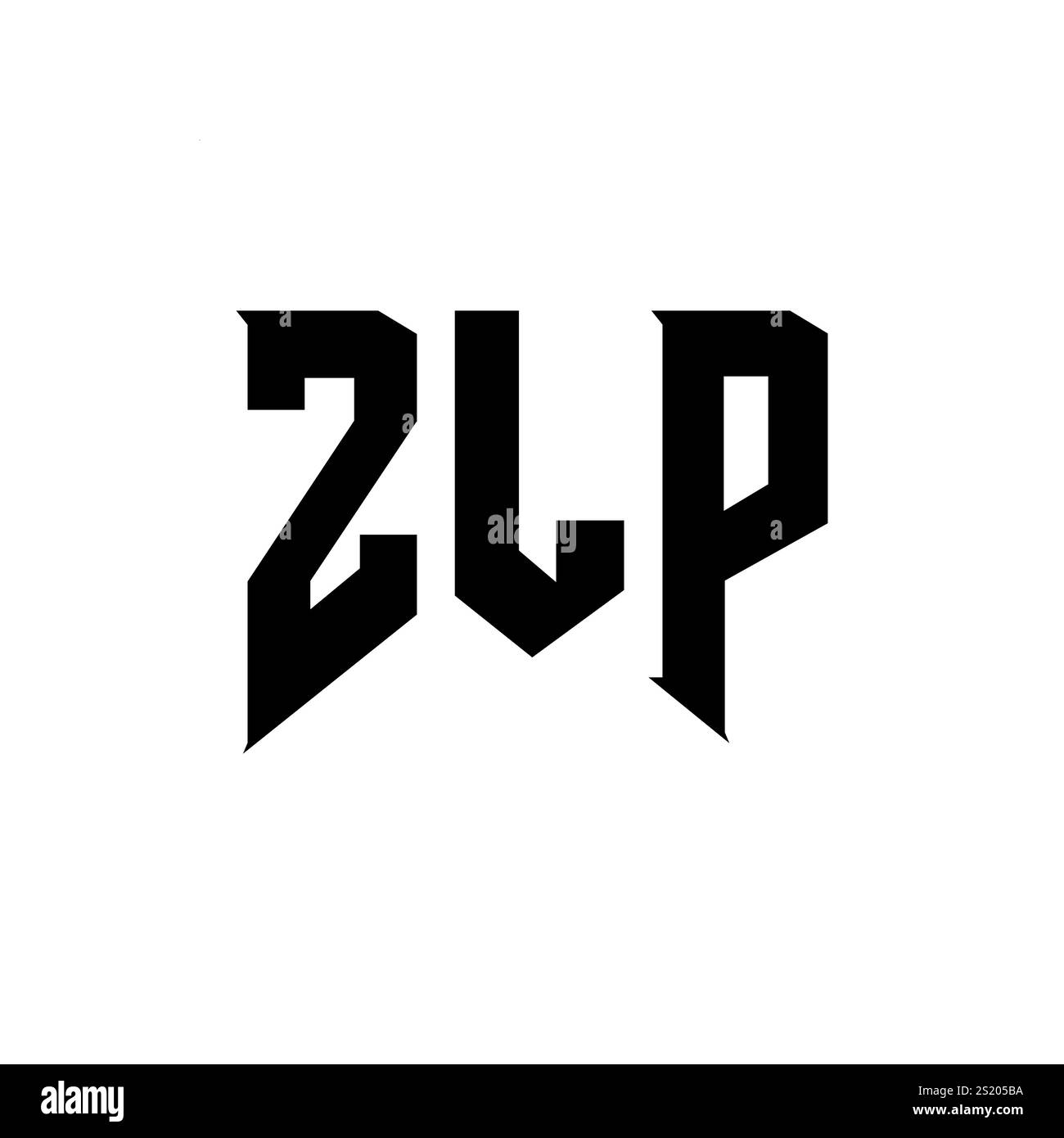 Zlp logo design Stock Vector Images - Alamy