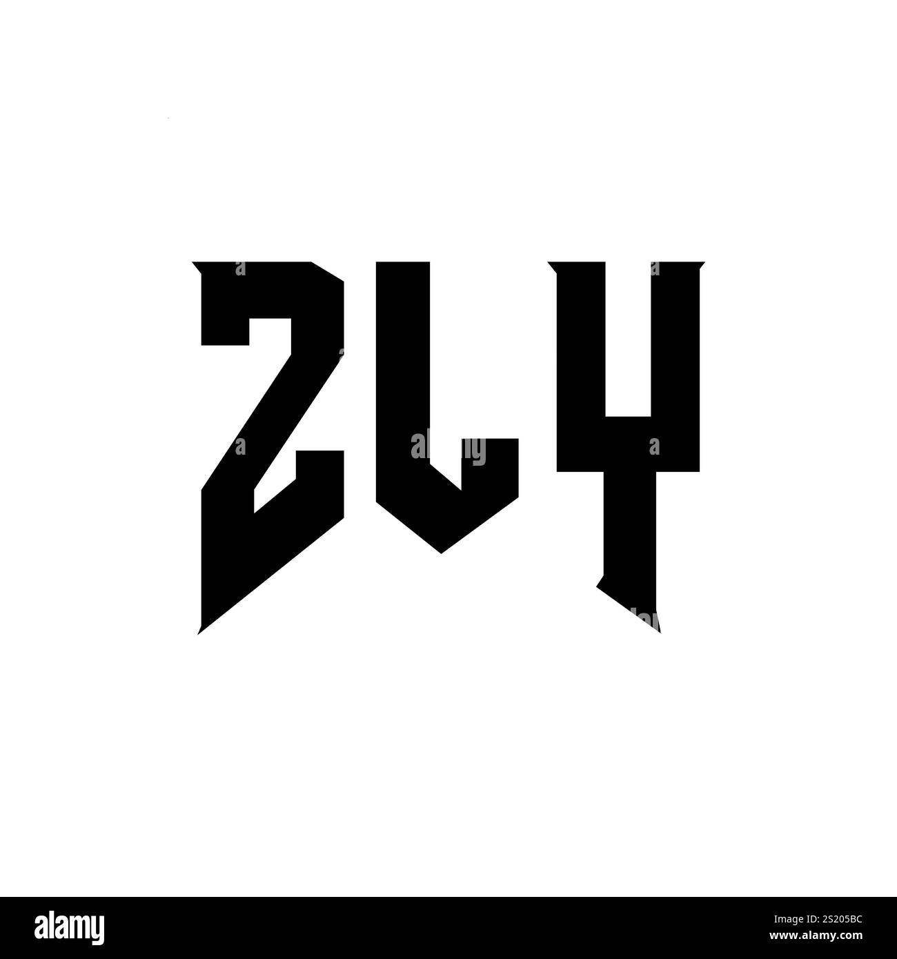 Zly logo design hi-res stock photography and images - Alamy