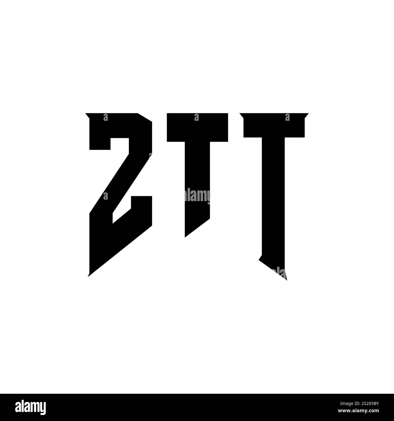 Ztt logo design hi-res stock photography and images - Alamy