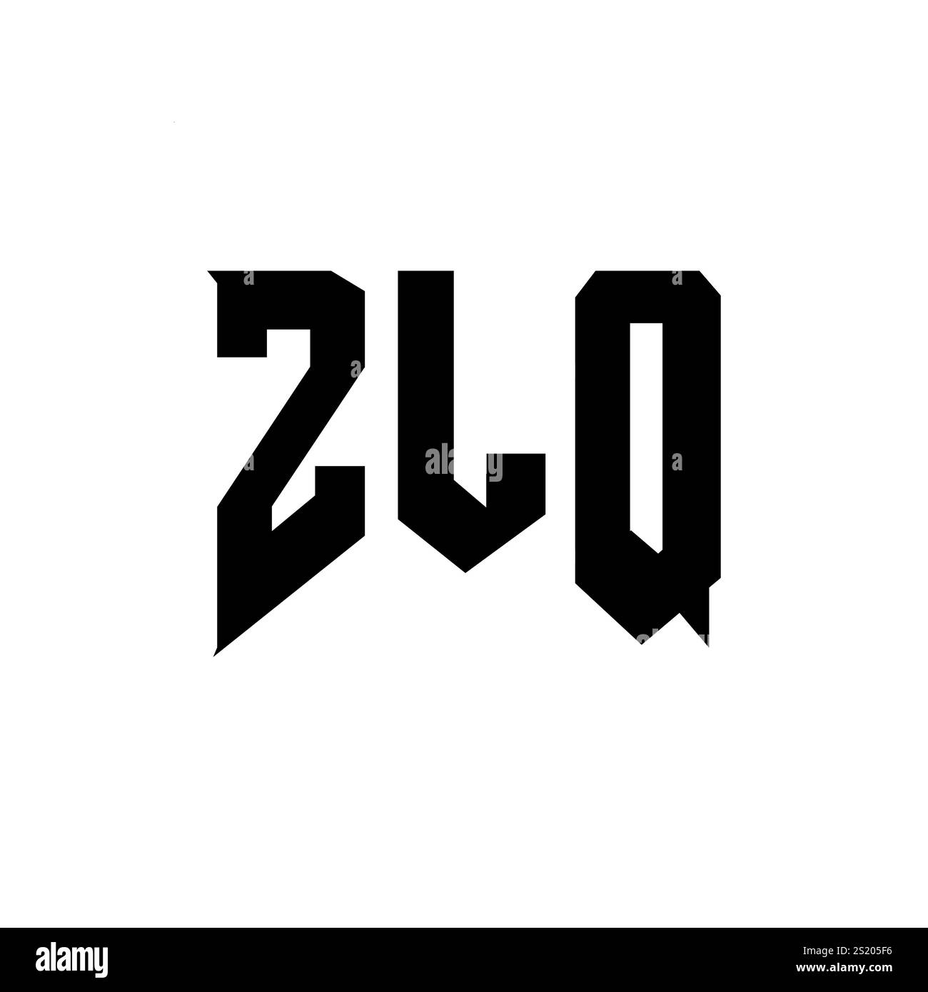 Zlq logo design hi-res stock photography and images - Alamy