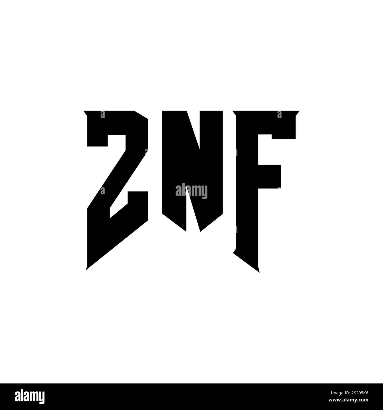 Znf logo design hi-res stock photography and images - Alamy