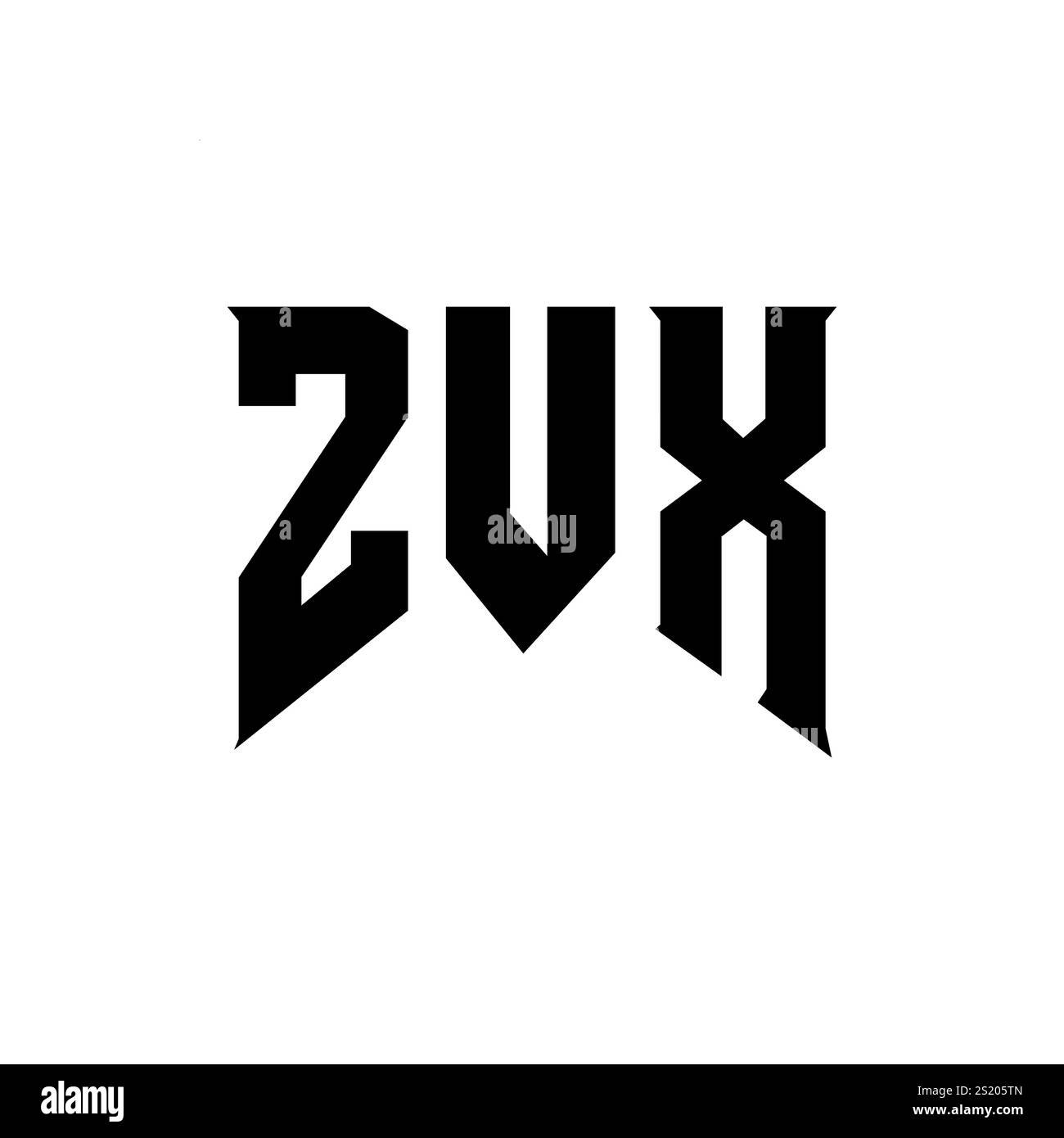 ZVX letter logo design for technology company. ZVX logo design black ...